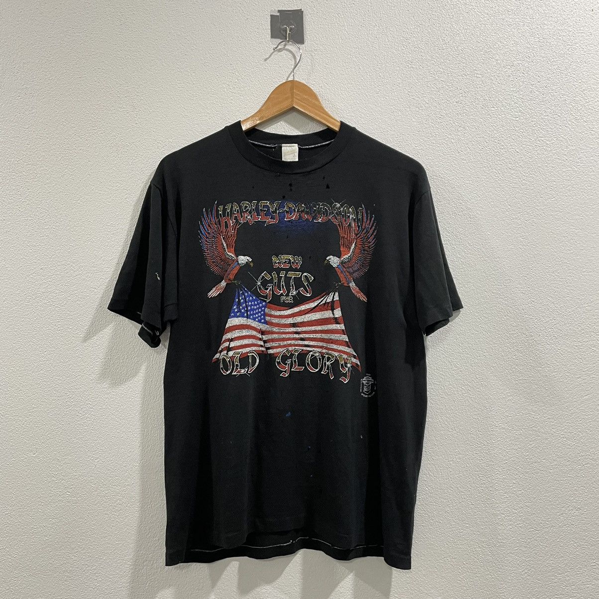 Vintage Vintage 80s Harley Davidson Eagle new guts for old glory | Grailed