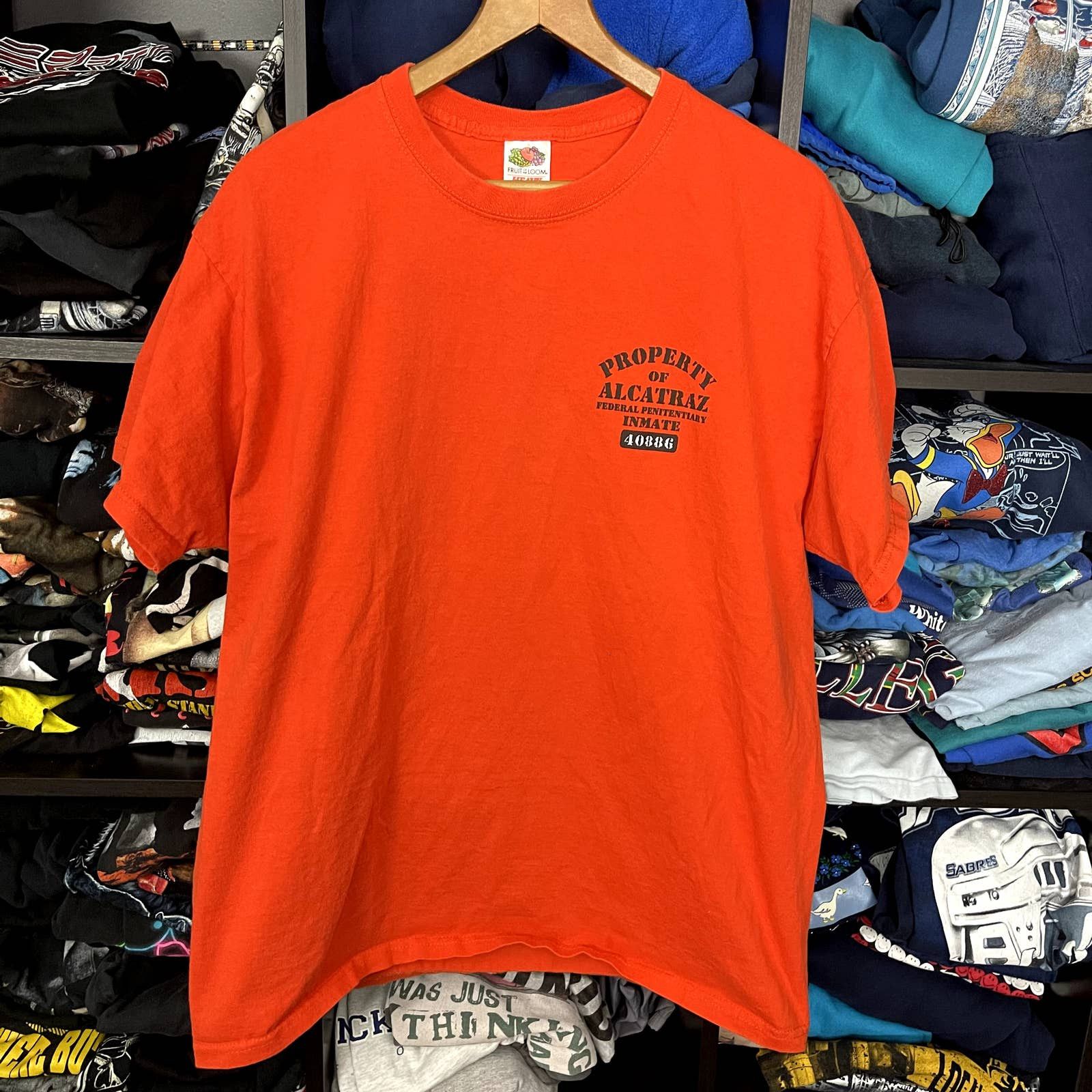 Vintage Alcatraz Inmate shirt Property of Alcatraz Size Xl | Grailed