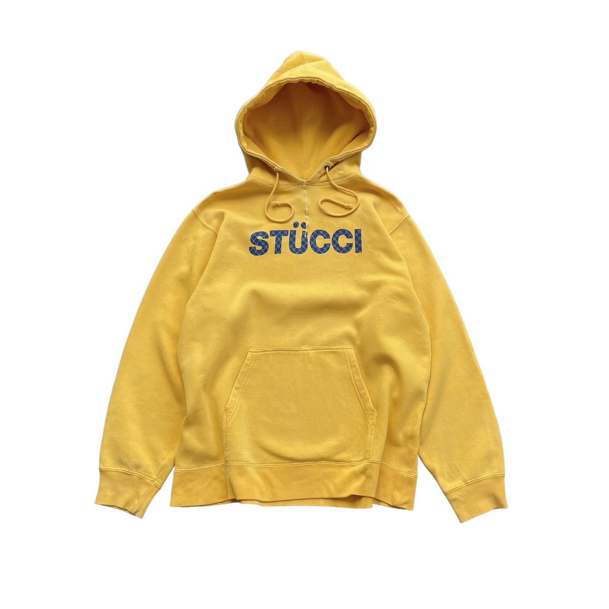 Stussy × Vintage Vintage Stucci Monogram Logo Hoodie Very Rare Colour ...
