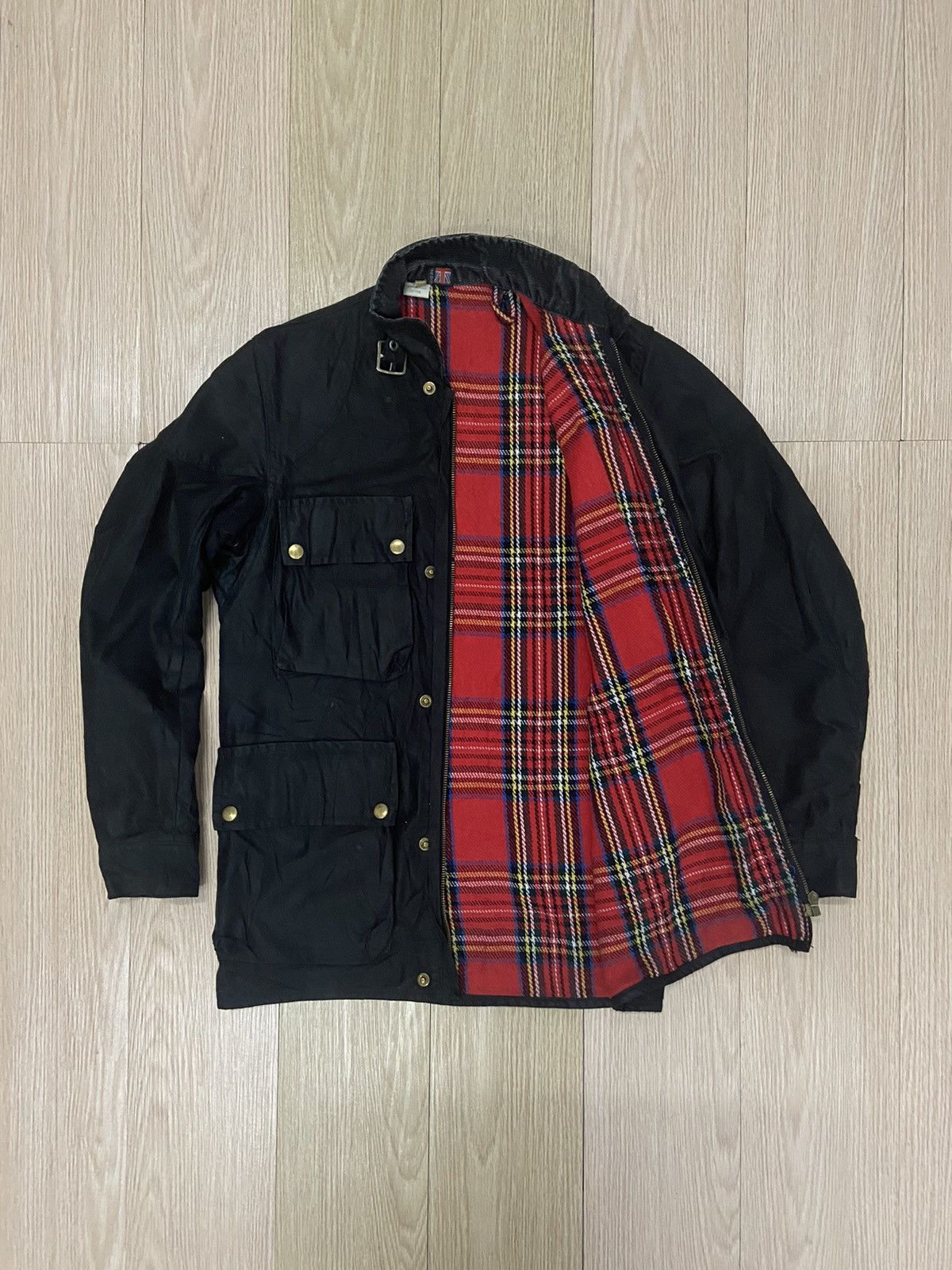 Vintage Vintage England Made waxed cotton barbour design jacket | Grailed