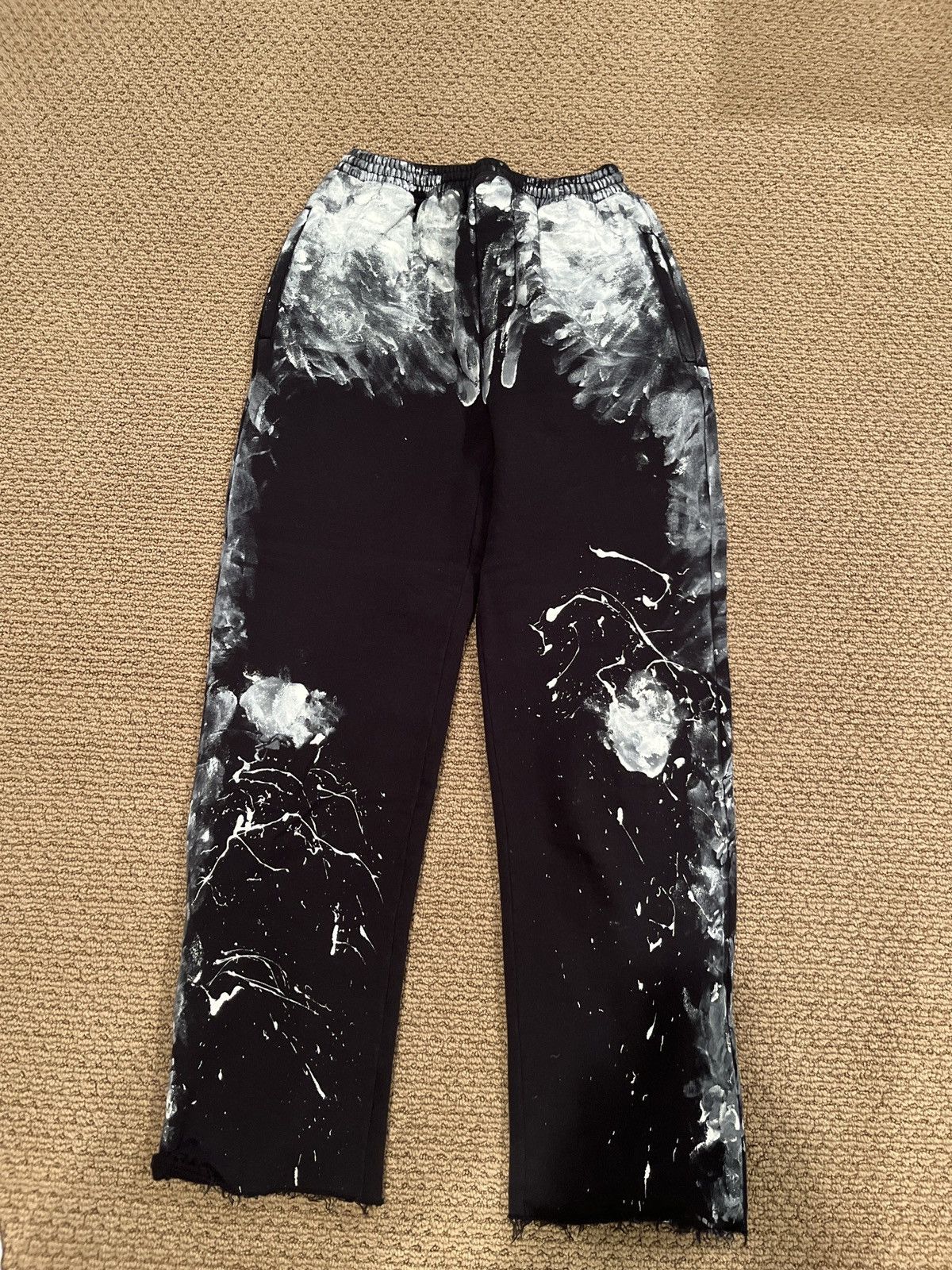 Balenciaga Balenciaga Paint Splatter Pant | Grailed
