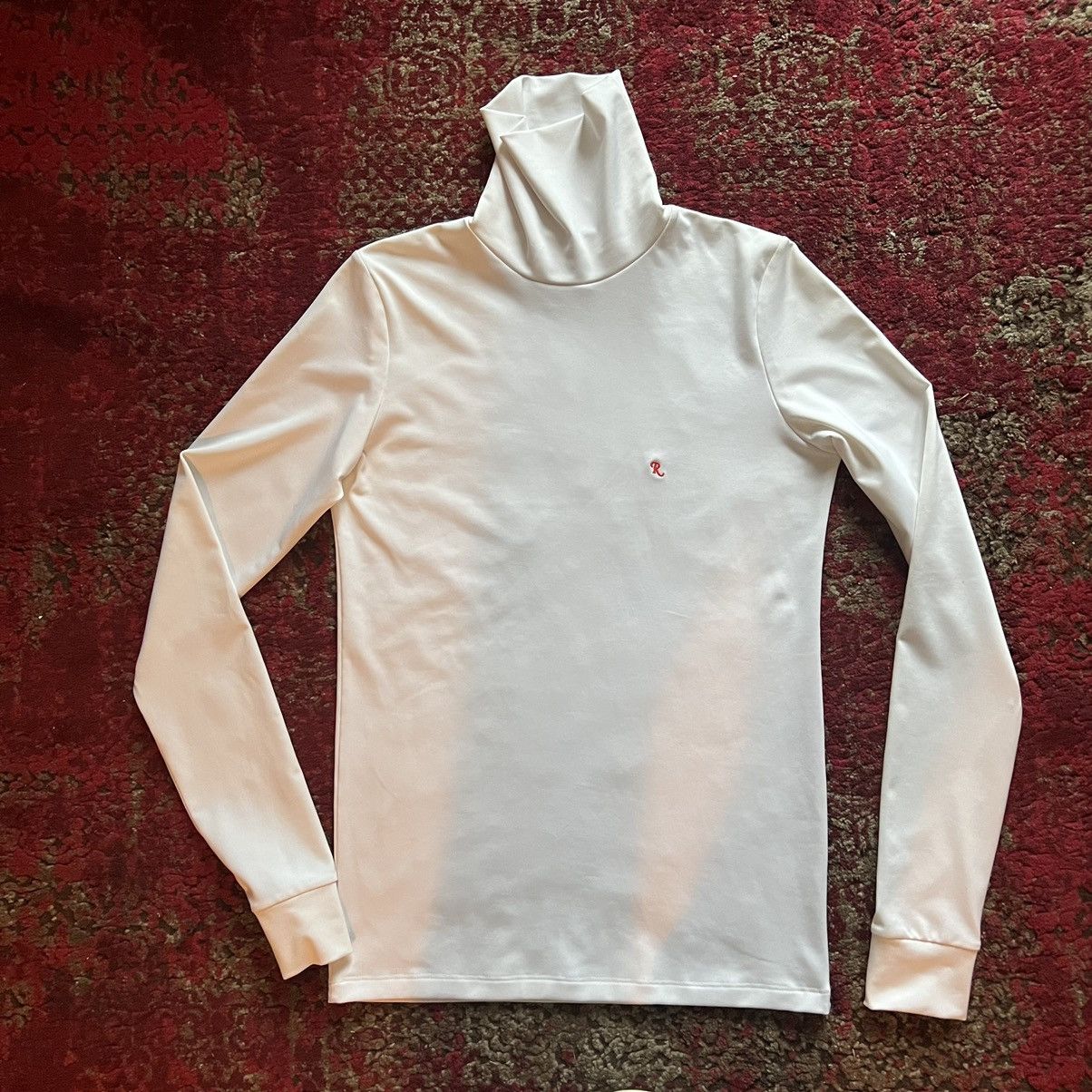 Raf Simons "Closer" AW 2003-2004 R chest embroidered turtleneck | Grailed