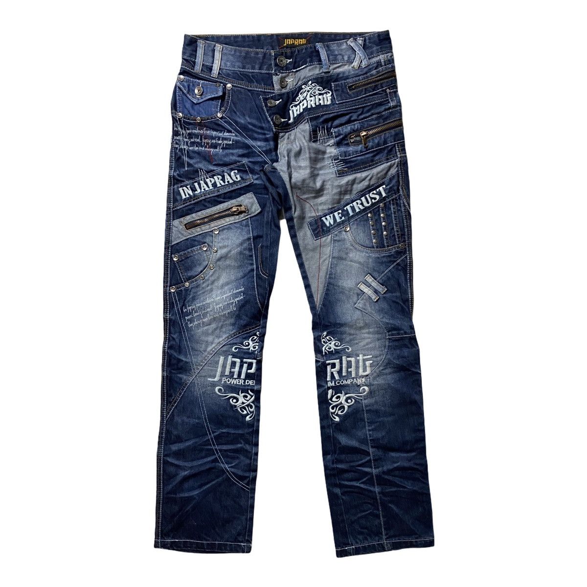 Japanese Brand × Vintage Japrag Okishana Samoki Denim Pants | Grailed