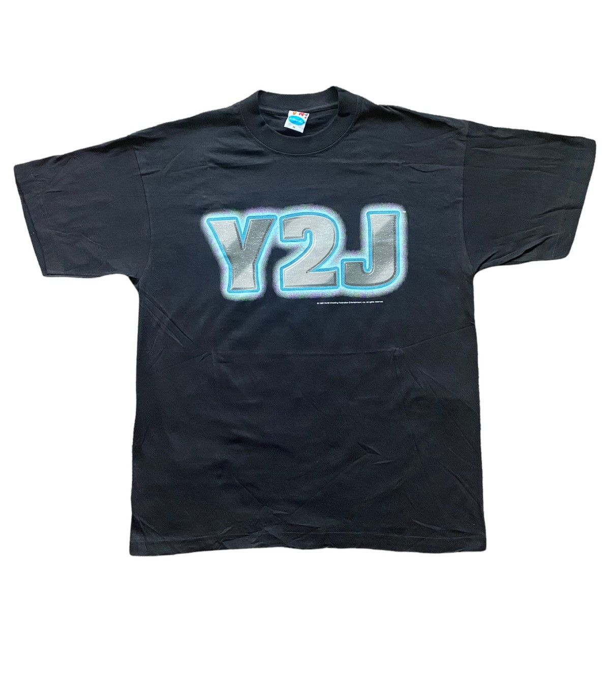 Vintage × WWF Y2J Chris Jericho T shirt 1999 | Grailed