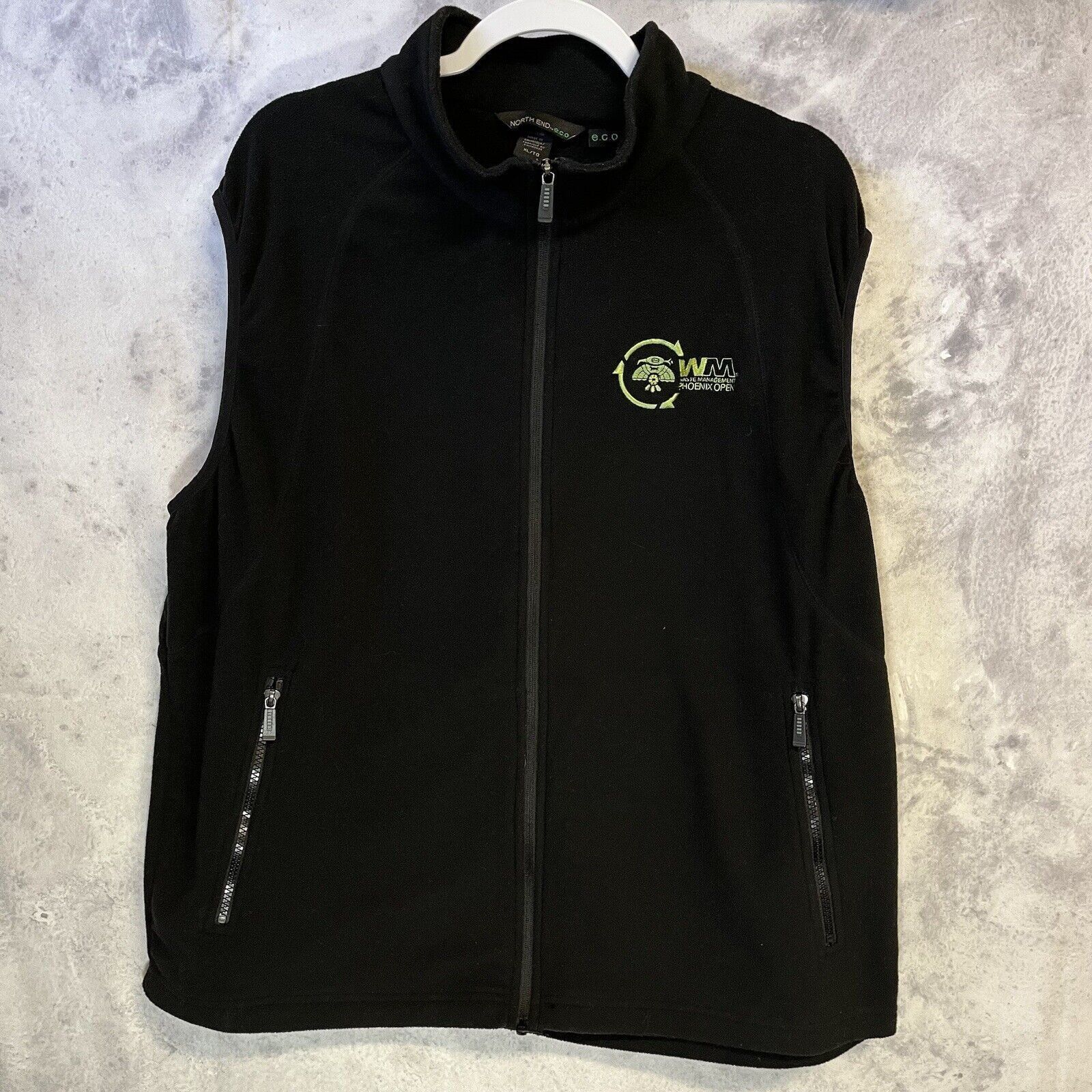 North End Waste Management Phoenix Open Fleece Vest Mens XL North End ...