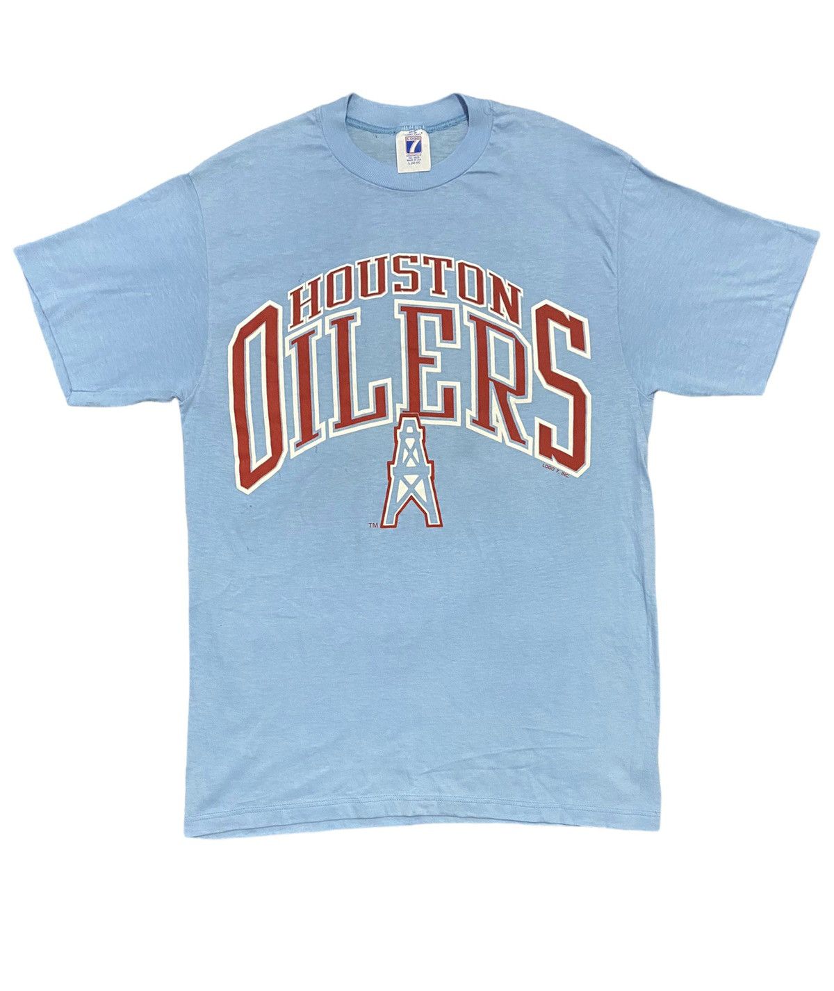 Logo 7 × Vintage Houston Oilers 80s t shirt | Grailed