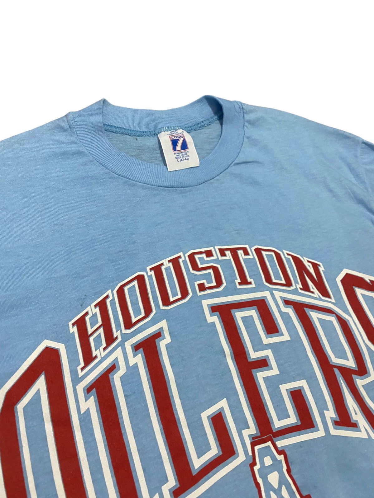 Logo 7 × Vintage Houston Oilers 80s t shirt | Grailed