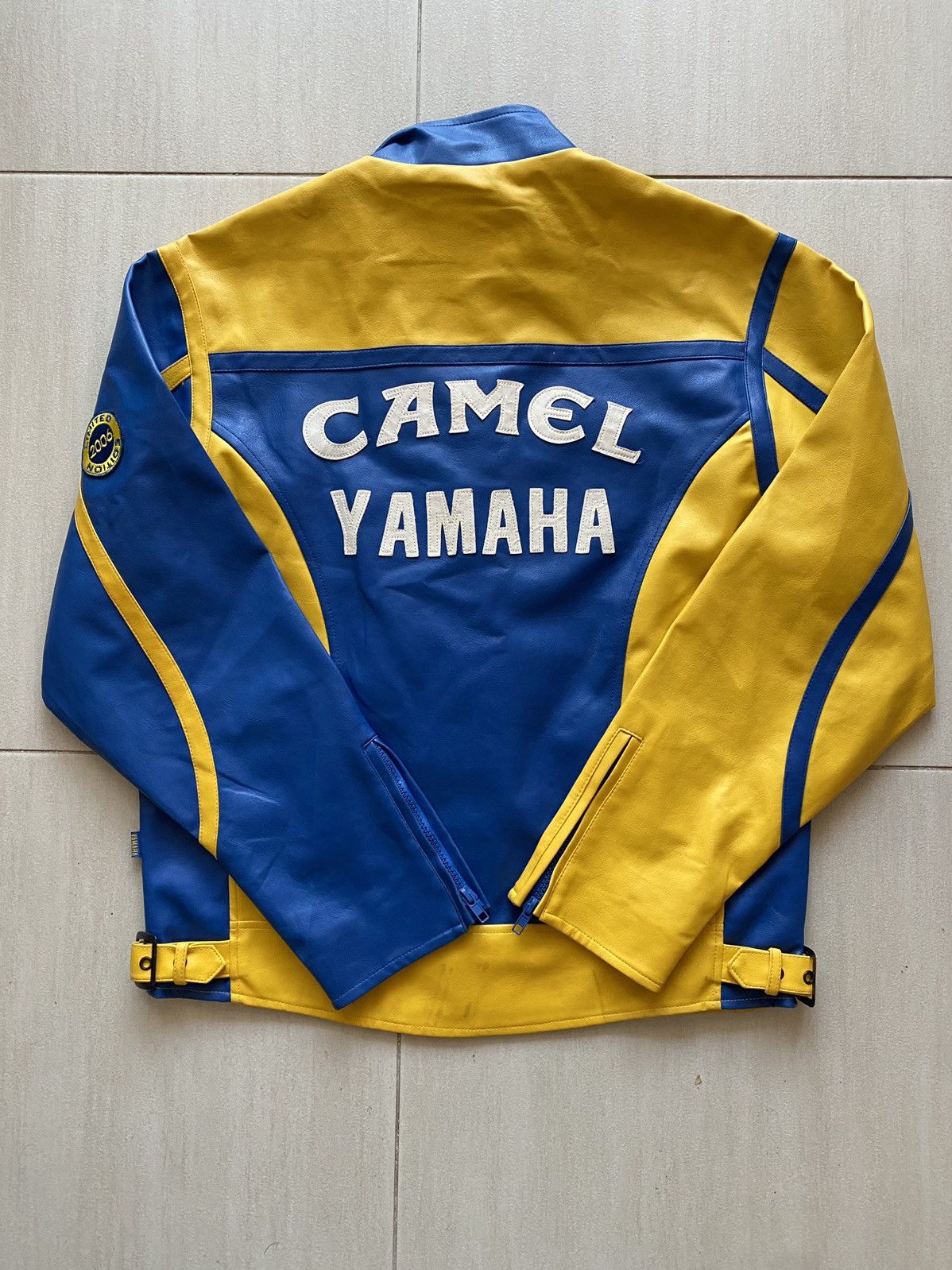 Camel × Vintage × Yamaha Camel Yamaha Leather Jacket limited edition ...