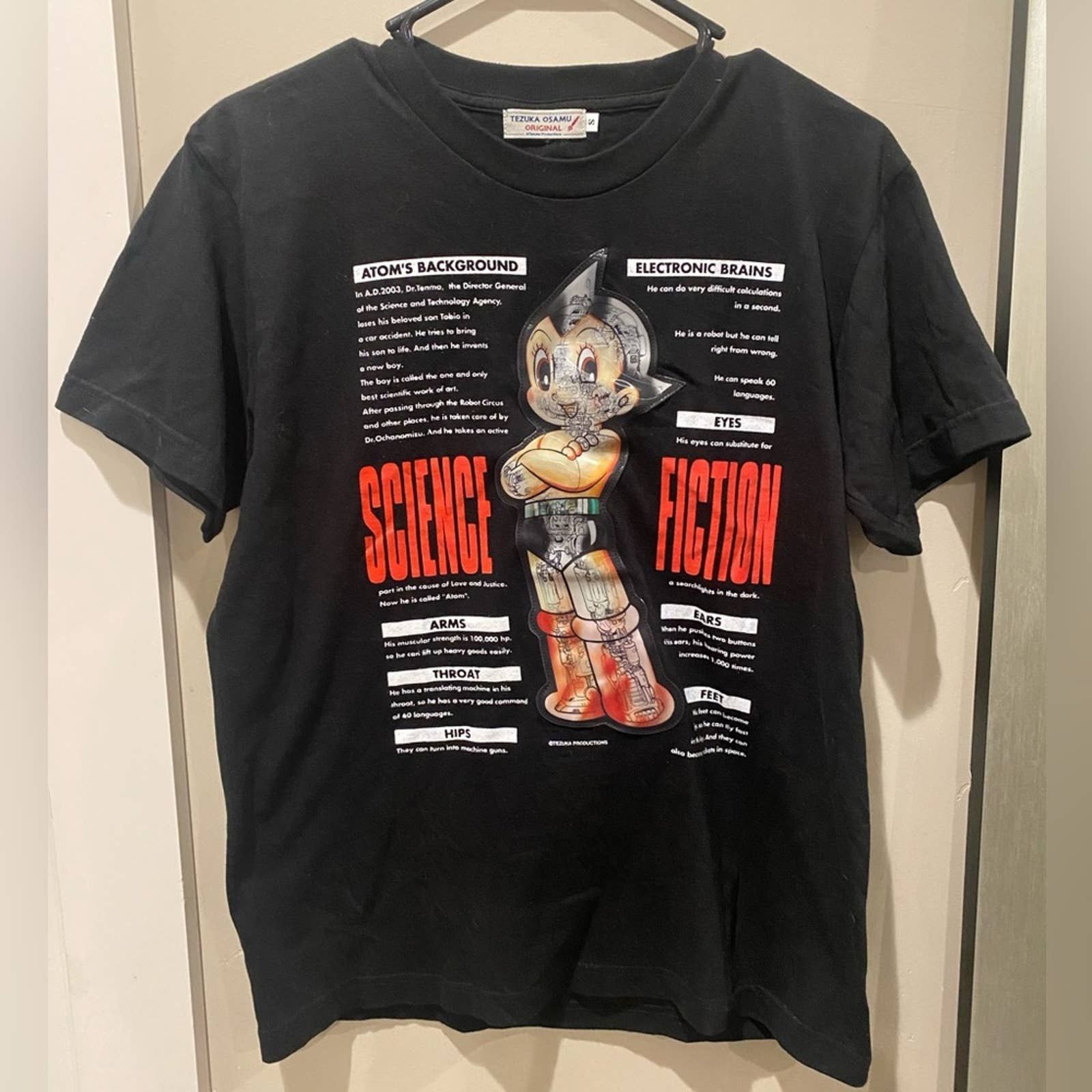 Vintage Tezuka ASTRO BOY Mighty Atom 3D Hologram Manga Anime T-Shirt ...