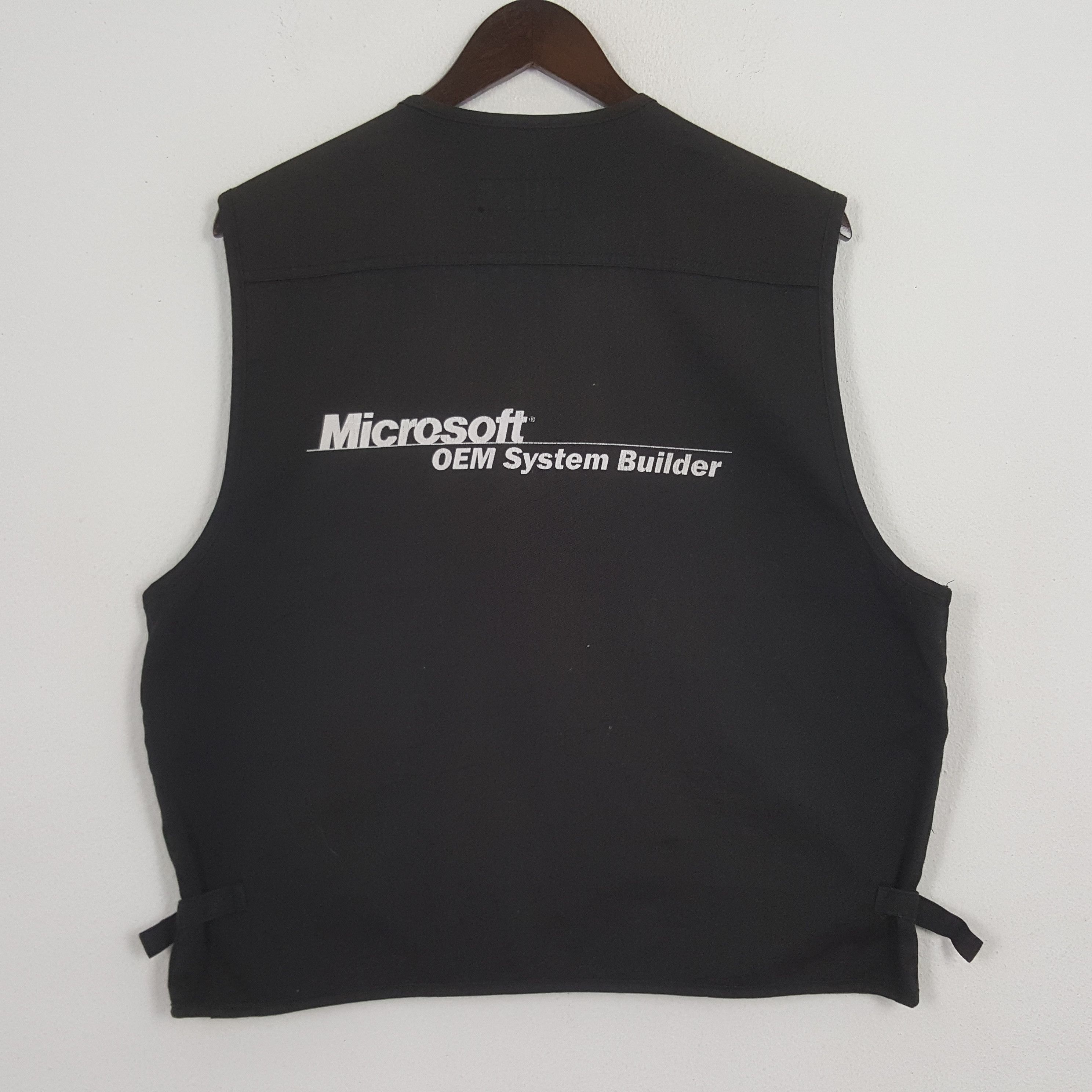 Microsoft × Vintage Vintage Microsoft OEM System Builder Vest | Grailed