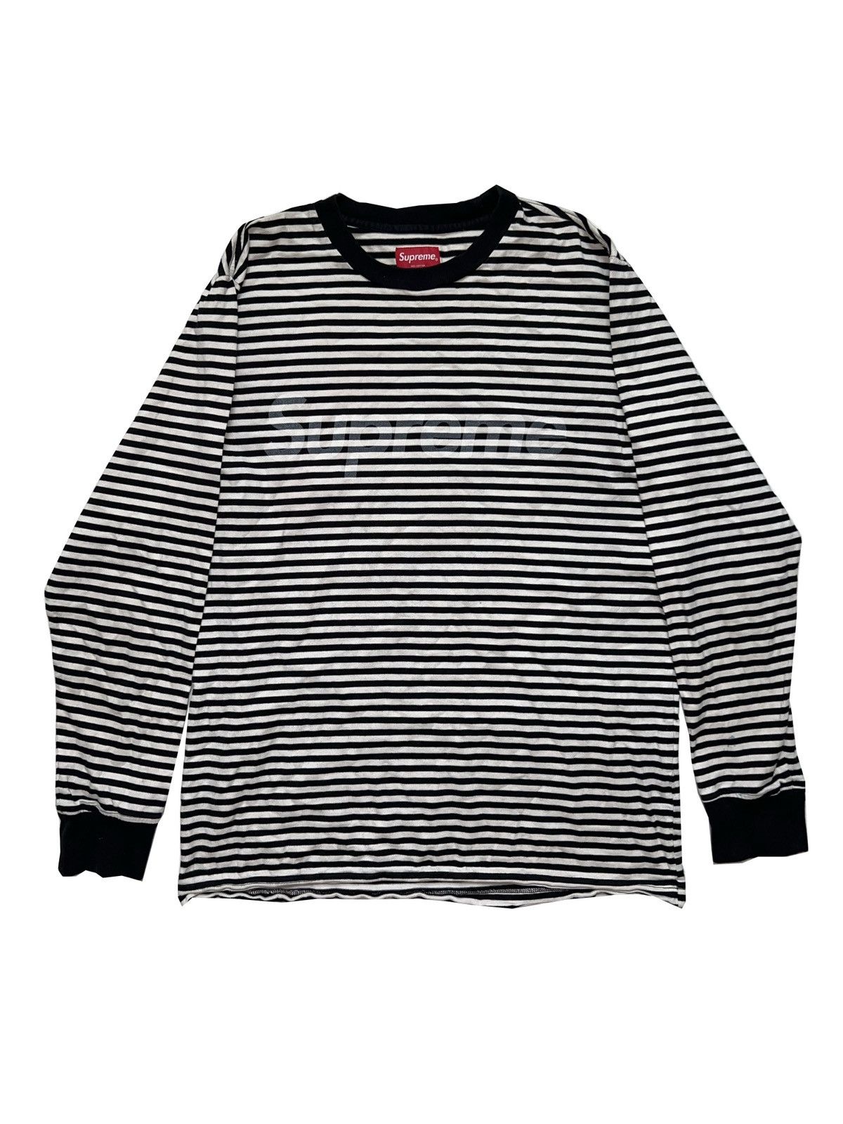 Supreme Supreme Fade Logo Stripe L/S | Grailed