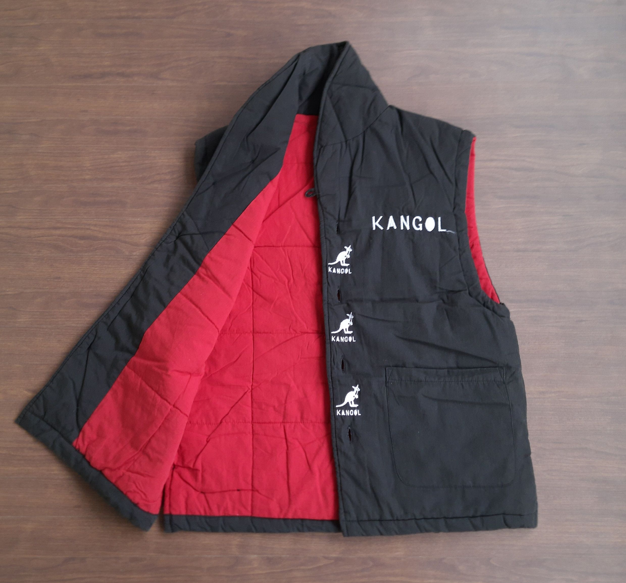 Kangol × Streetwear × Vintage Vintage Kangol Embroidered Logo Vest ...