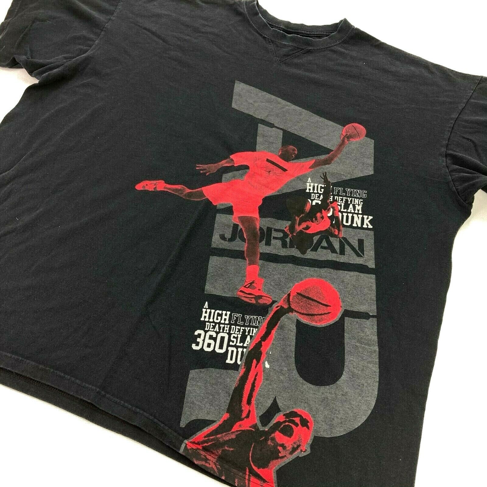 Jordan Brand VTG Nike Men's Air Jordan Flight 360 Slam Dunk T-Shirt ...