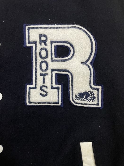 Vintage Vintage Roots Canada Varsity Bomber Jacket Letterman Coat | Grailed