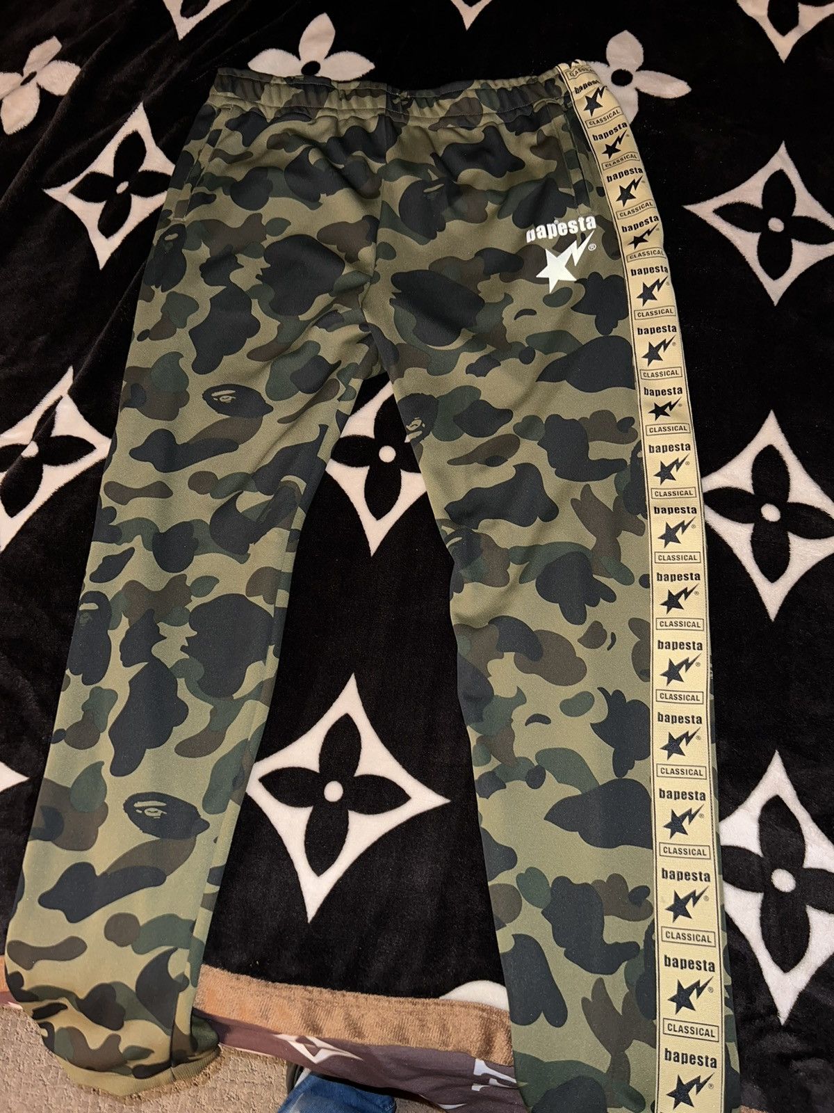 Bape Bapesta classic camo pants | Grailed