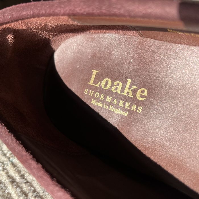 Loake Loake Eton penny loafer in suede | Grailed