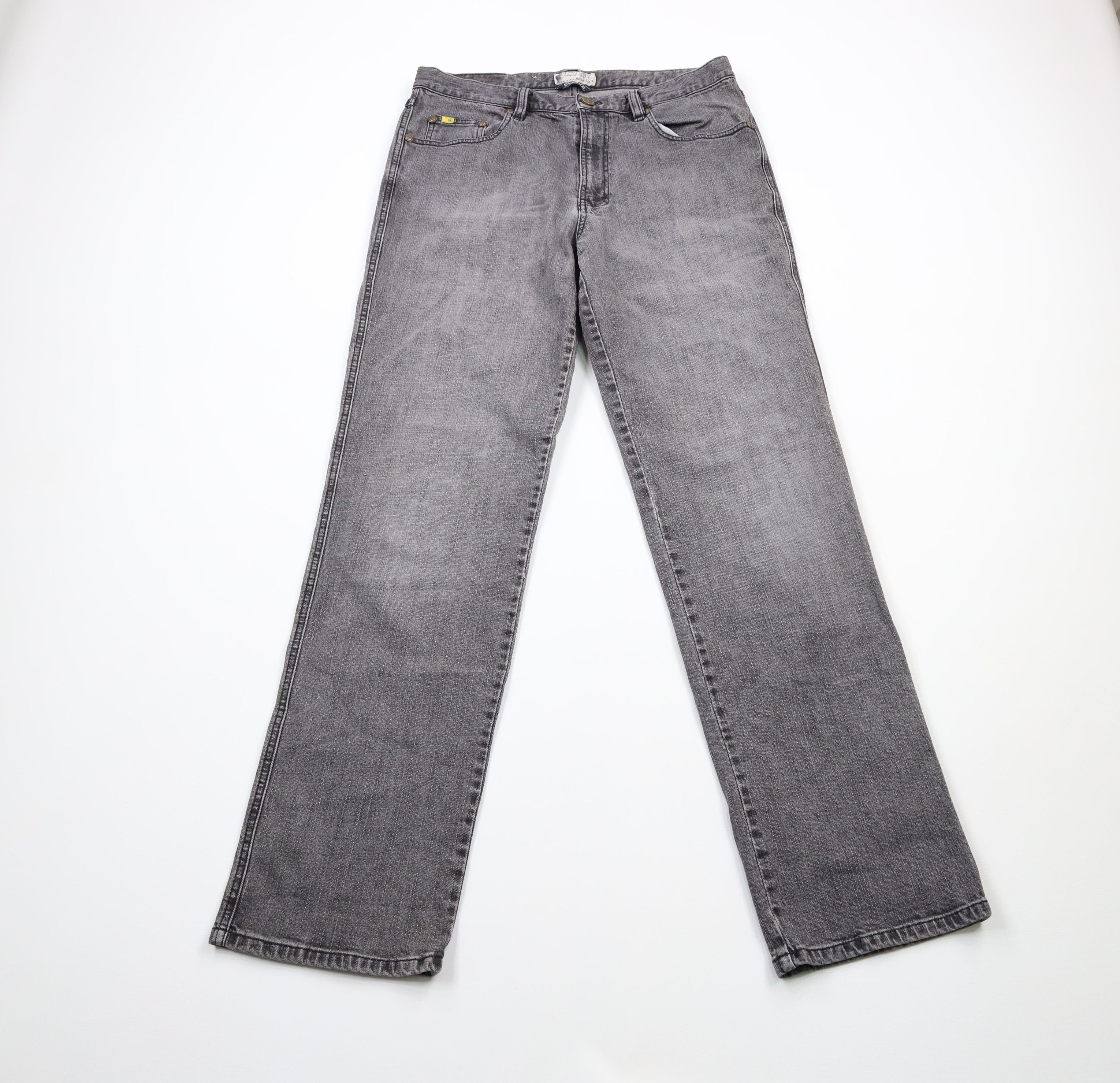 Vintage Nat Nast Original Fit Straight Leg Denim Jeans Pants Black ...