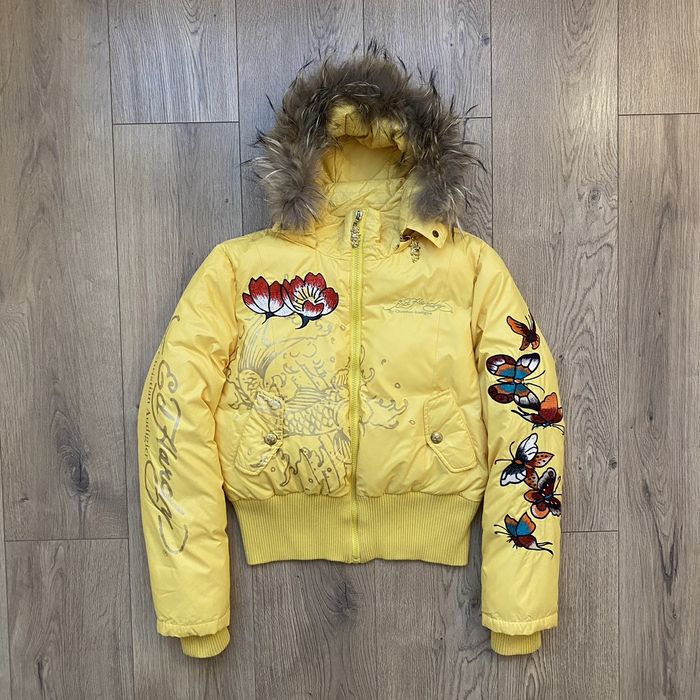 Christian Audigier Don Ed Hardy by Cristian Audigier Puffer Down Jacket ...