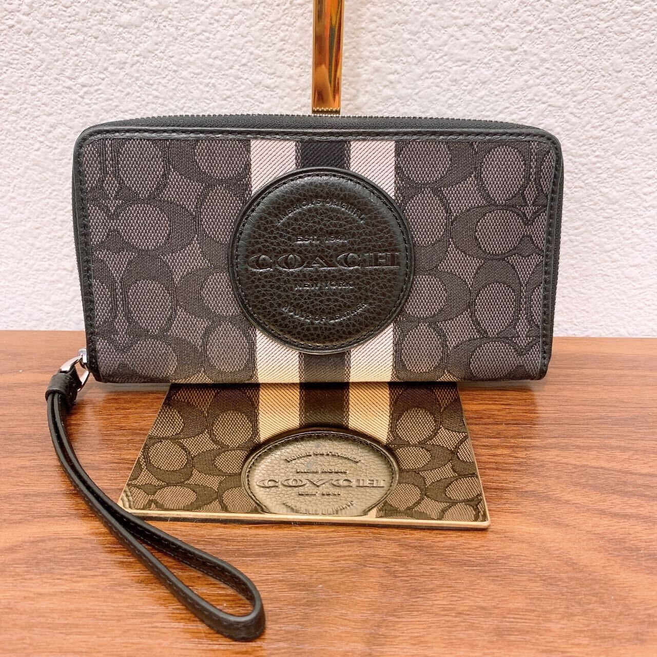 Coach Dempsey Large Phone Wallet In Signature Jacquard | Grailed