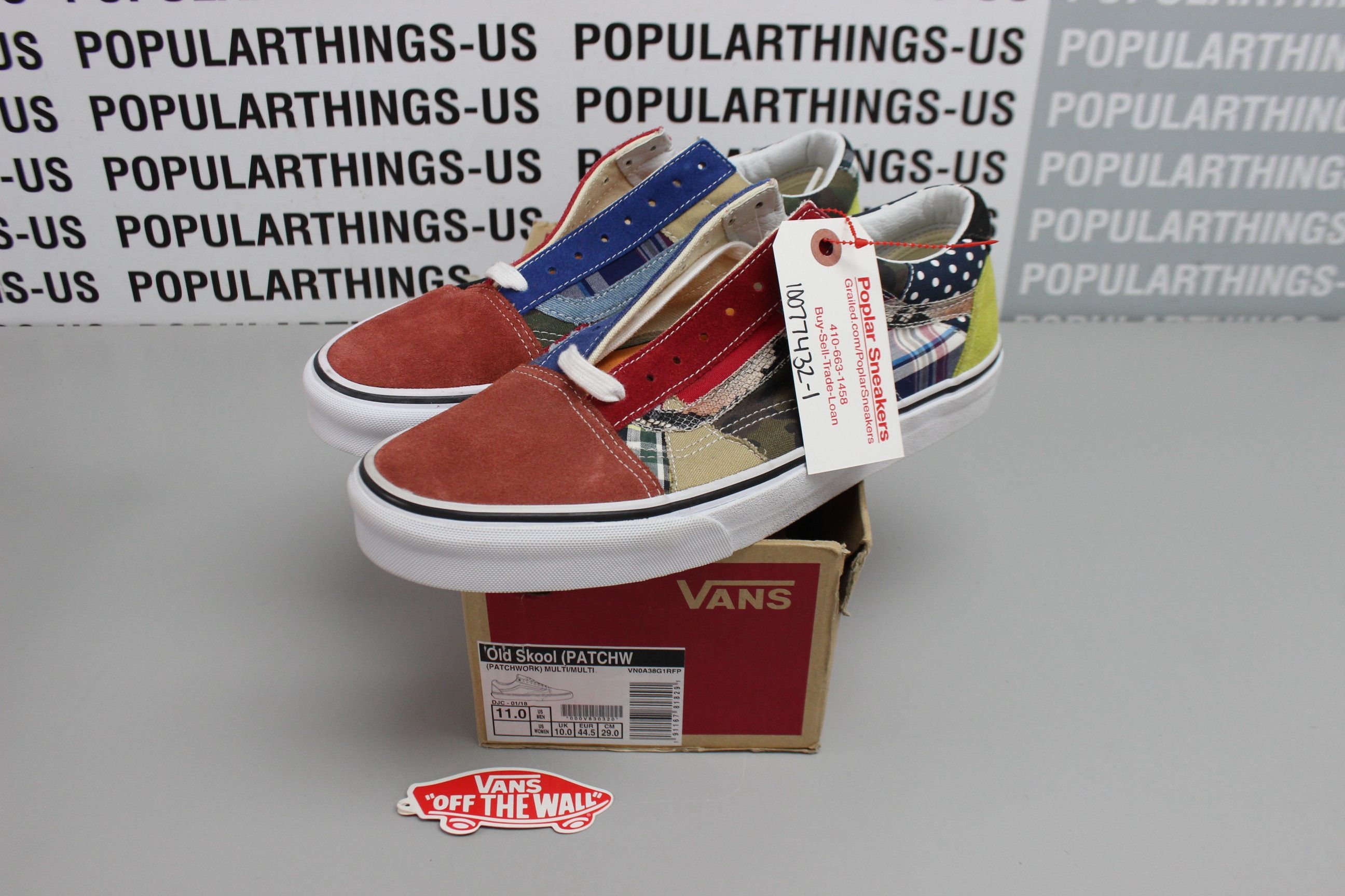 Vans Old Skool Patchwork Factory Floor Sneakers Sz 11 | Grailed