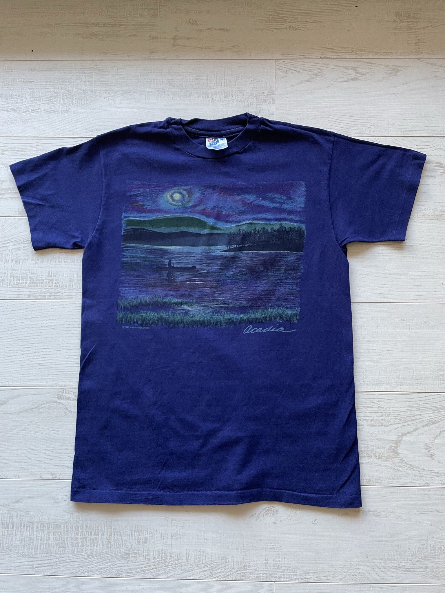 Art × Liberty × Vintage Vintage 1992 Liberty Graphics Single Stitch T ...