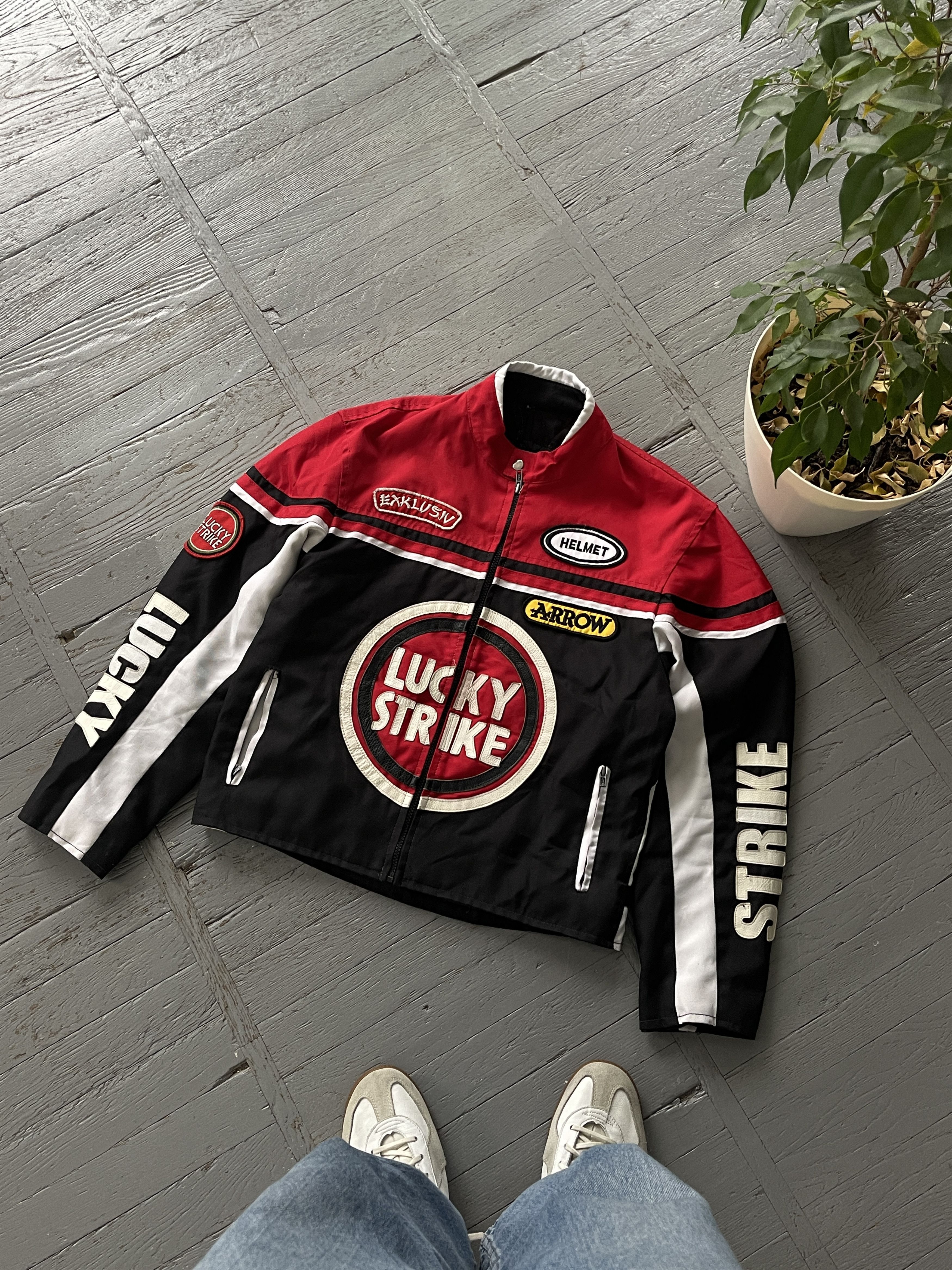 Japanese Brand × NASCAR × Racing Vintage Lucky Strike Racing Team Moto ...