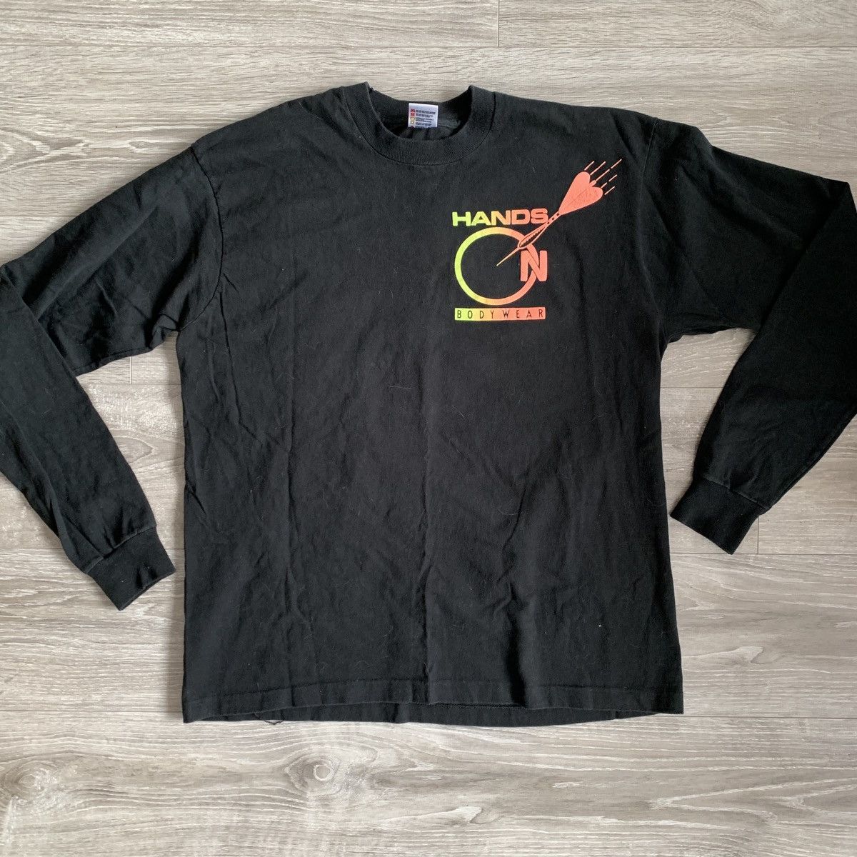 Vintage Hands n body wear Bullseye darts graphic t new | Grailed