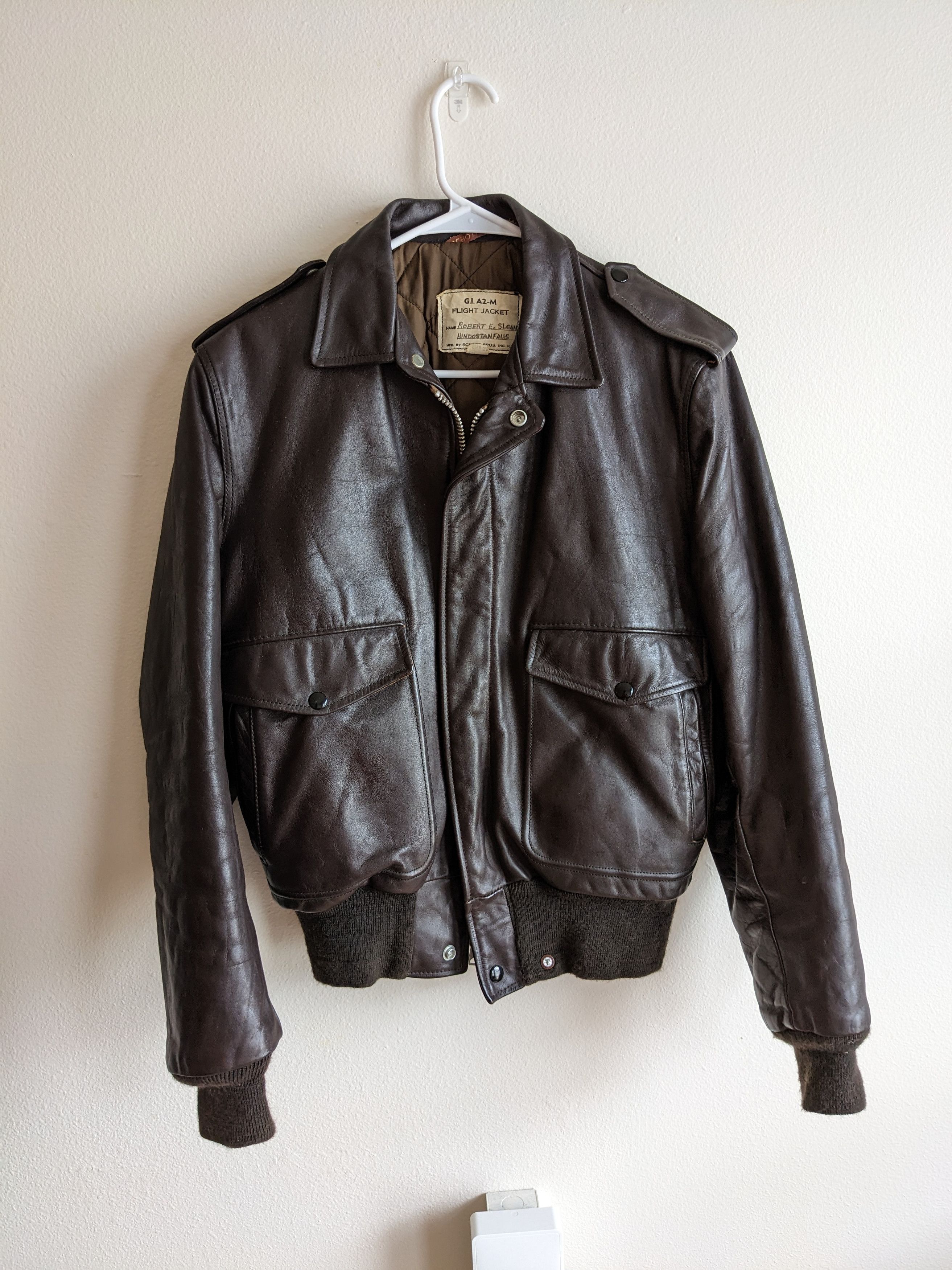 Schott × Vintage Vintage 70s Schott G-1 Leather Bomber Jacket | Grailed