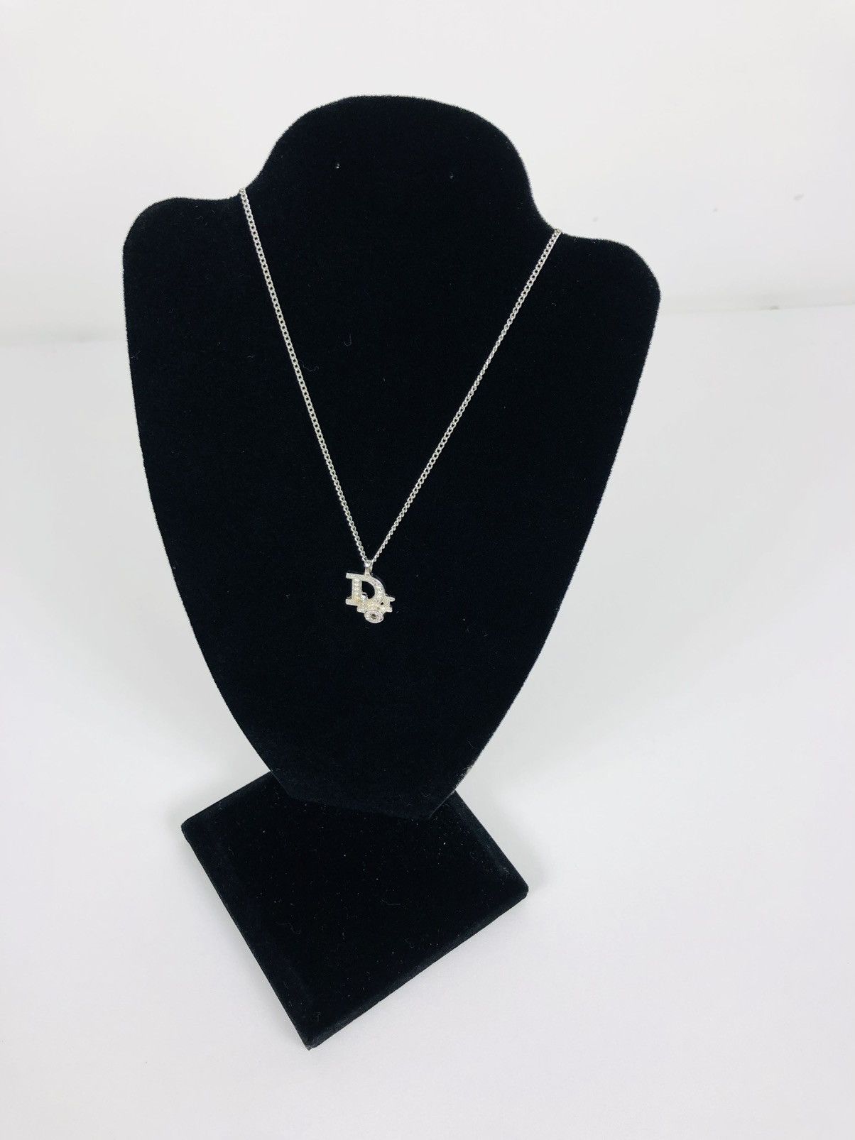 Dior Dior encrusted logo necklace | Grailed