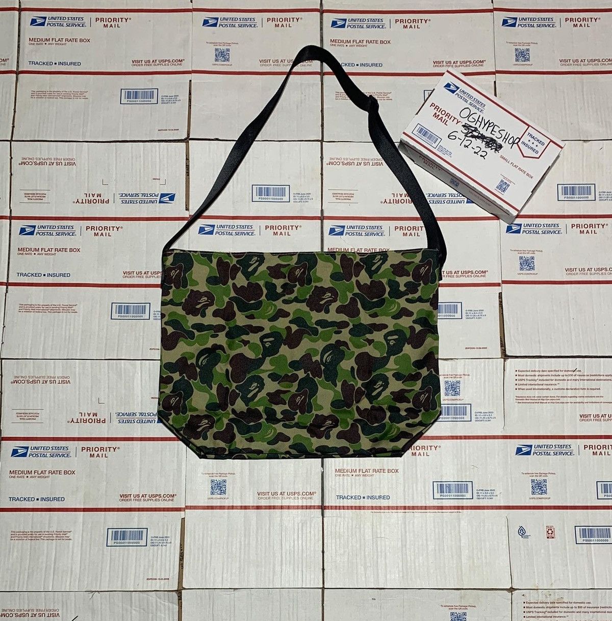 Bape Bape Big Messenger Bag | Grailed