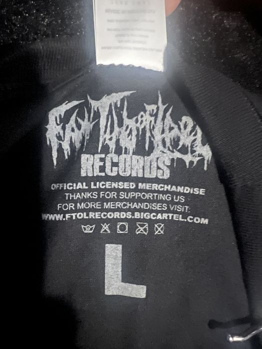 Band Tees FTOL records Fetal Deformity; LS T-Shirt | Size L | Grailed