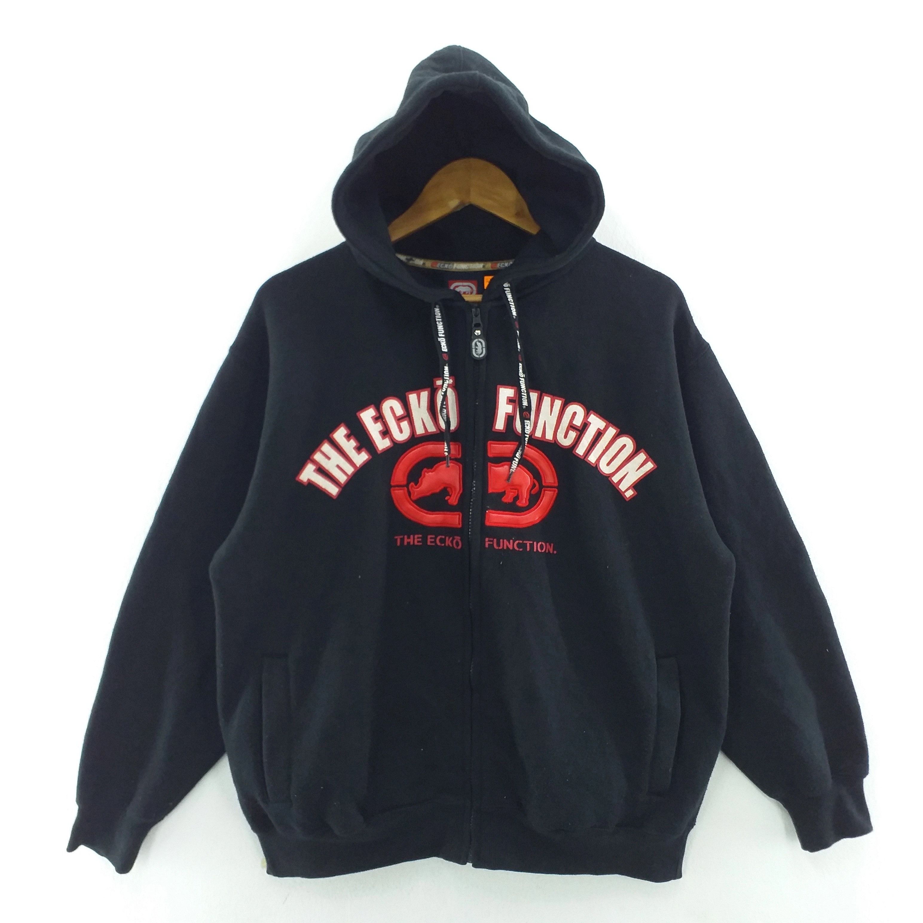 Ecko Unltd. × Vintage Ecko Function Big Logo Fully Zipper Hoodies -SW027 | Grailed