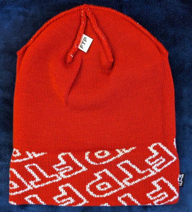 Fuck The Population FTP All Over Outline Logo Beanie | Grailed