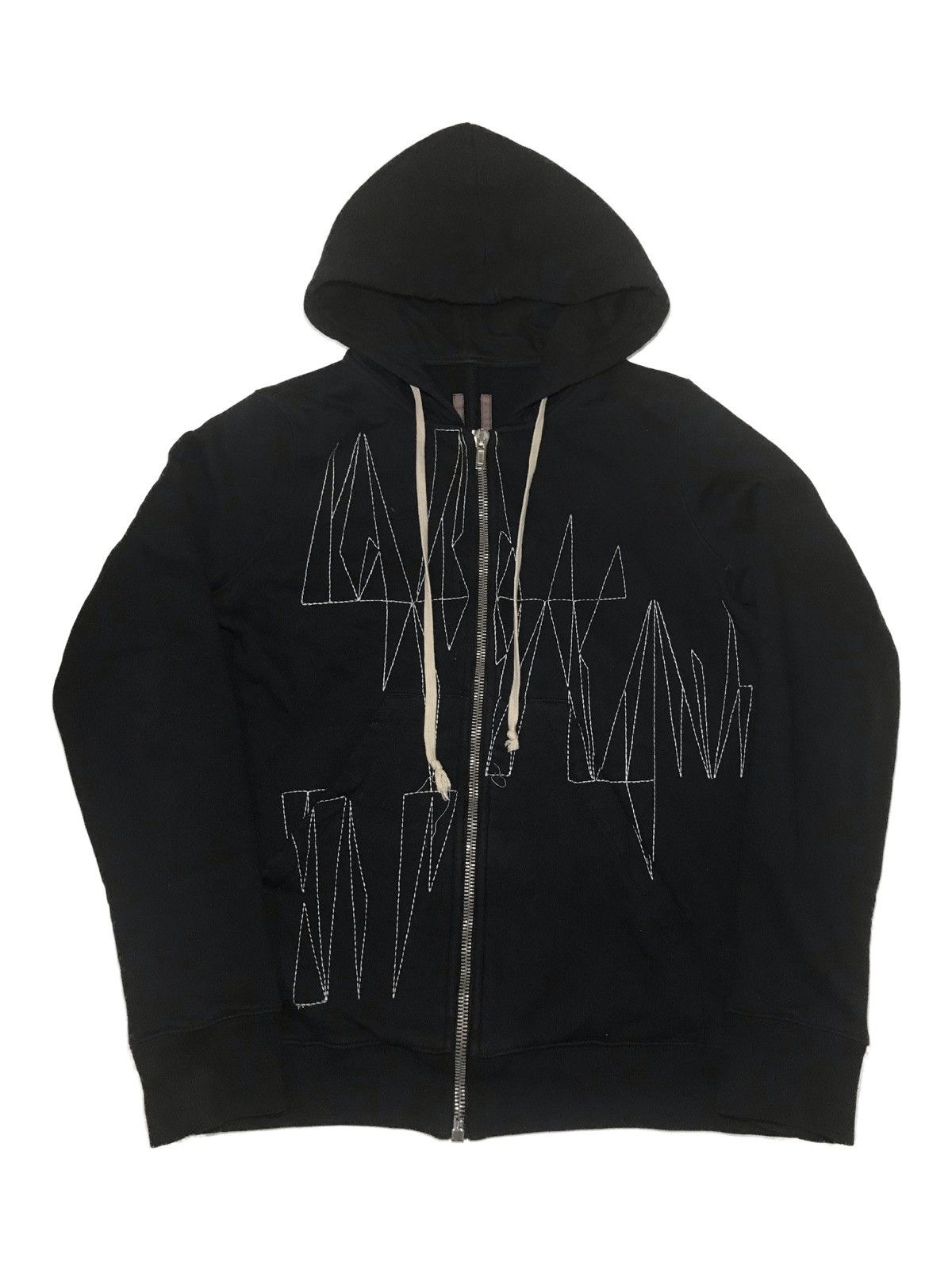 Rick Owens FW15 “Sphinx” Embroidered Jason Hoodie | Grailed