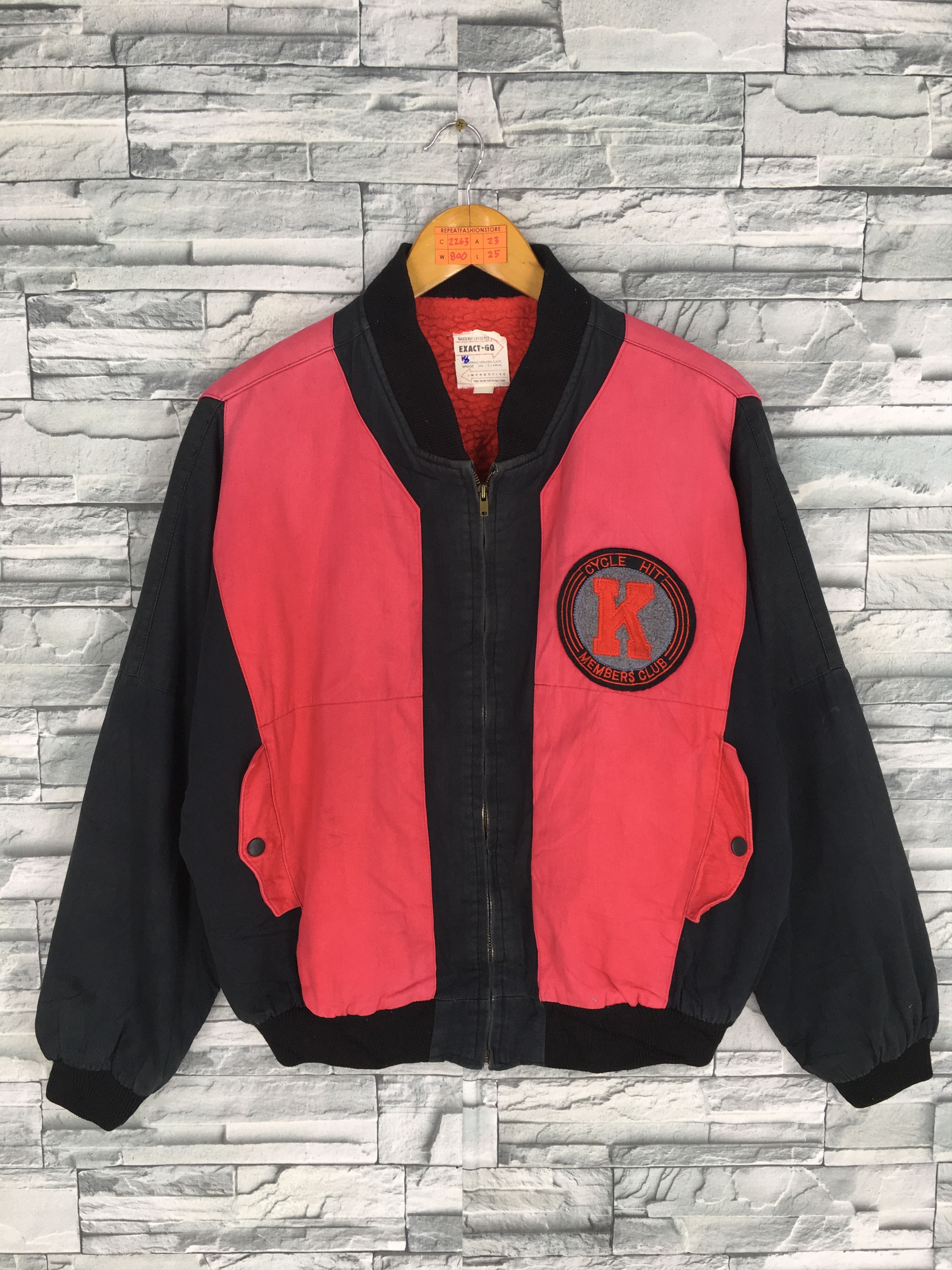 Vintage Vintage 90s MEMBERS CLUB Bomber Jacket Sherpa Large | Grailed