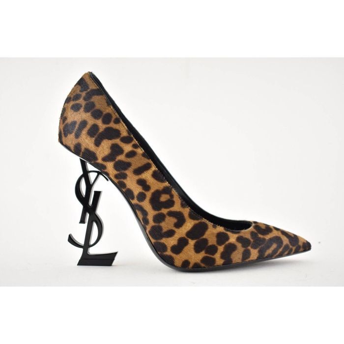 Yves Saint Laurent Yves Saint Laurent YSL Logo Opyum Opium Leopard Pump ...