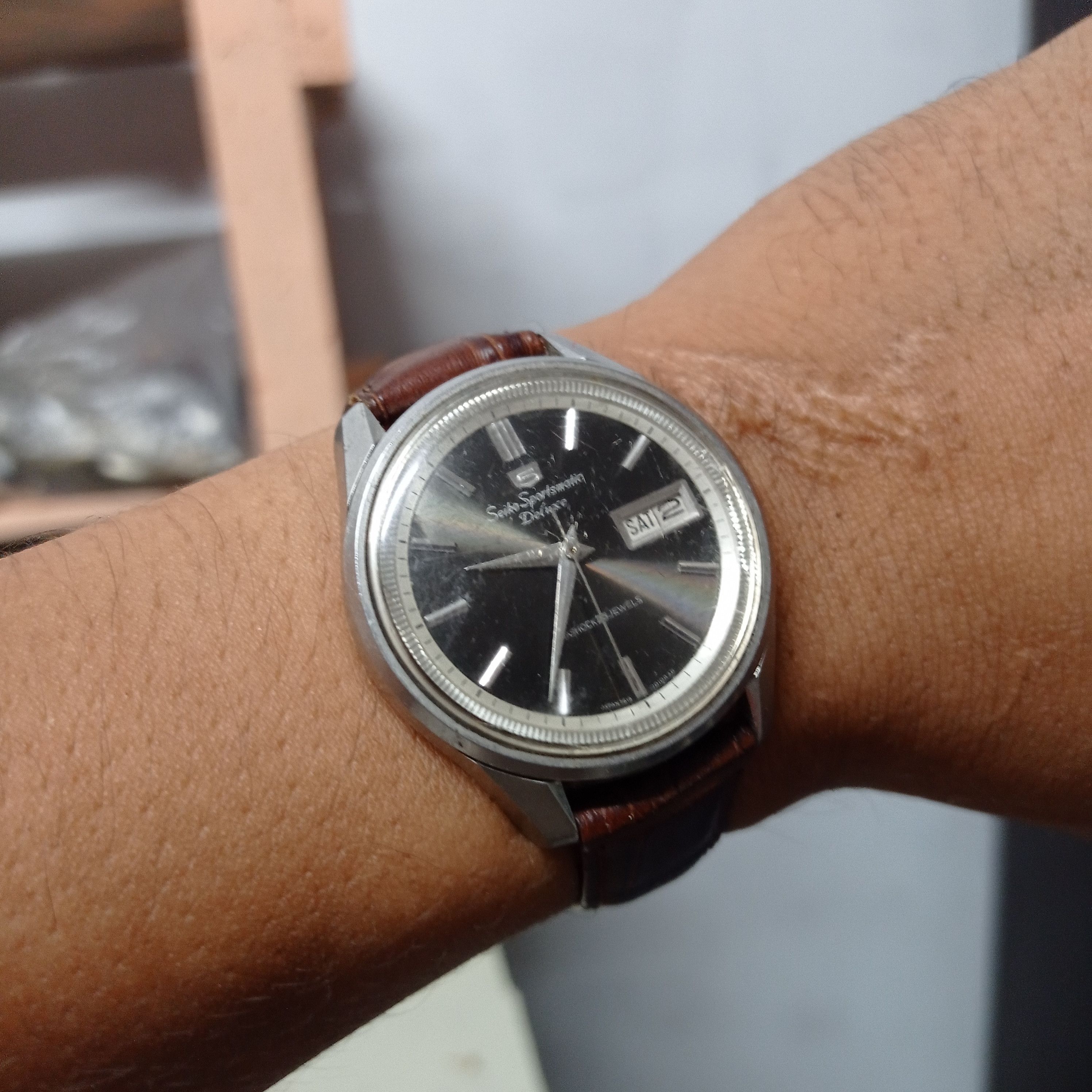 Japanese Brand × Seiko 80's SEIKO SPORTMATIC DELUXE (AUTOMATIC) (7519 ...