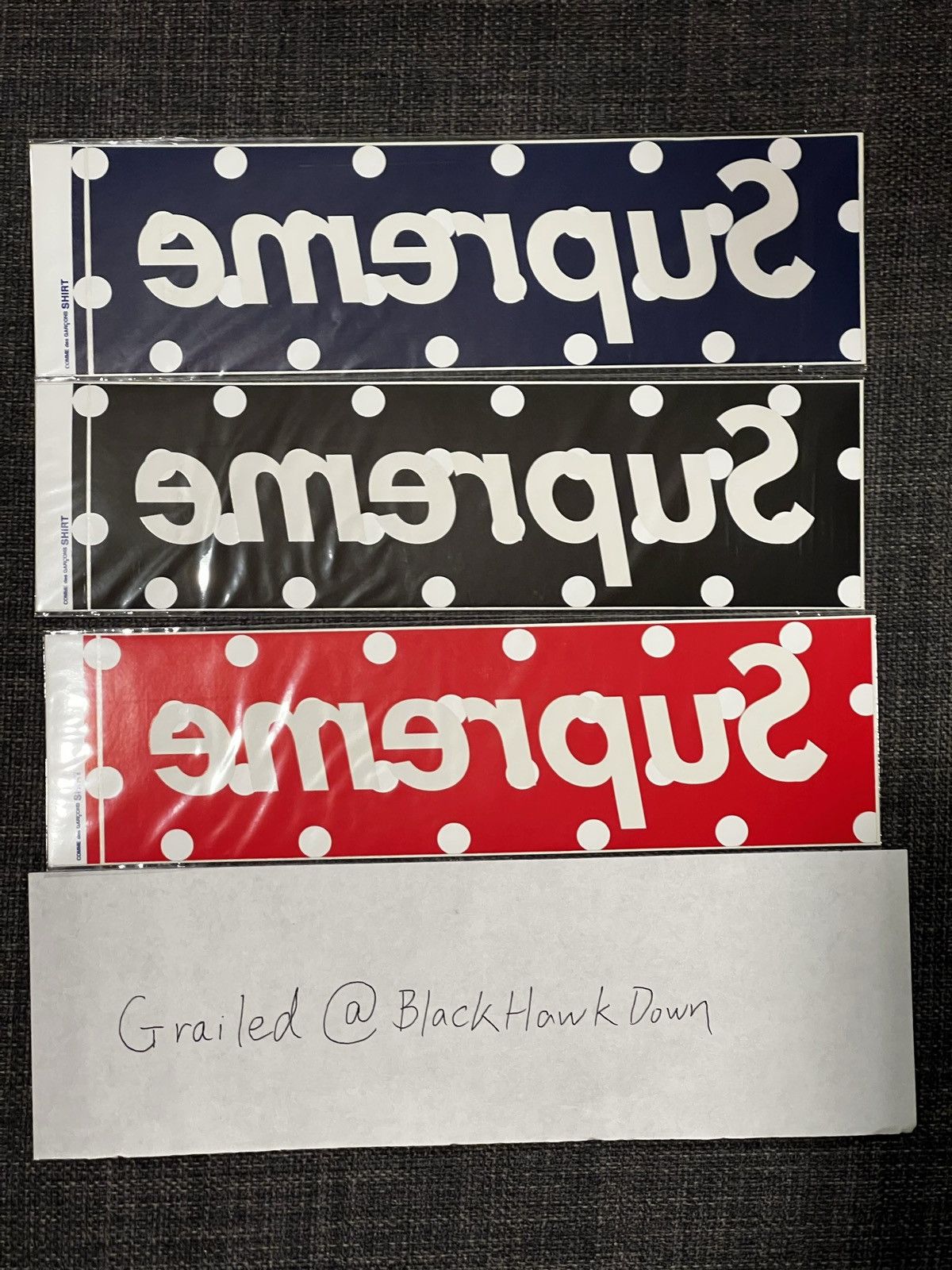 Supreme Rare Supreme Box Logo Sticker Set | Grailed