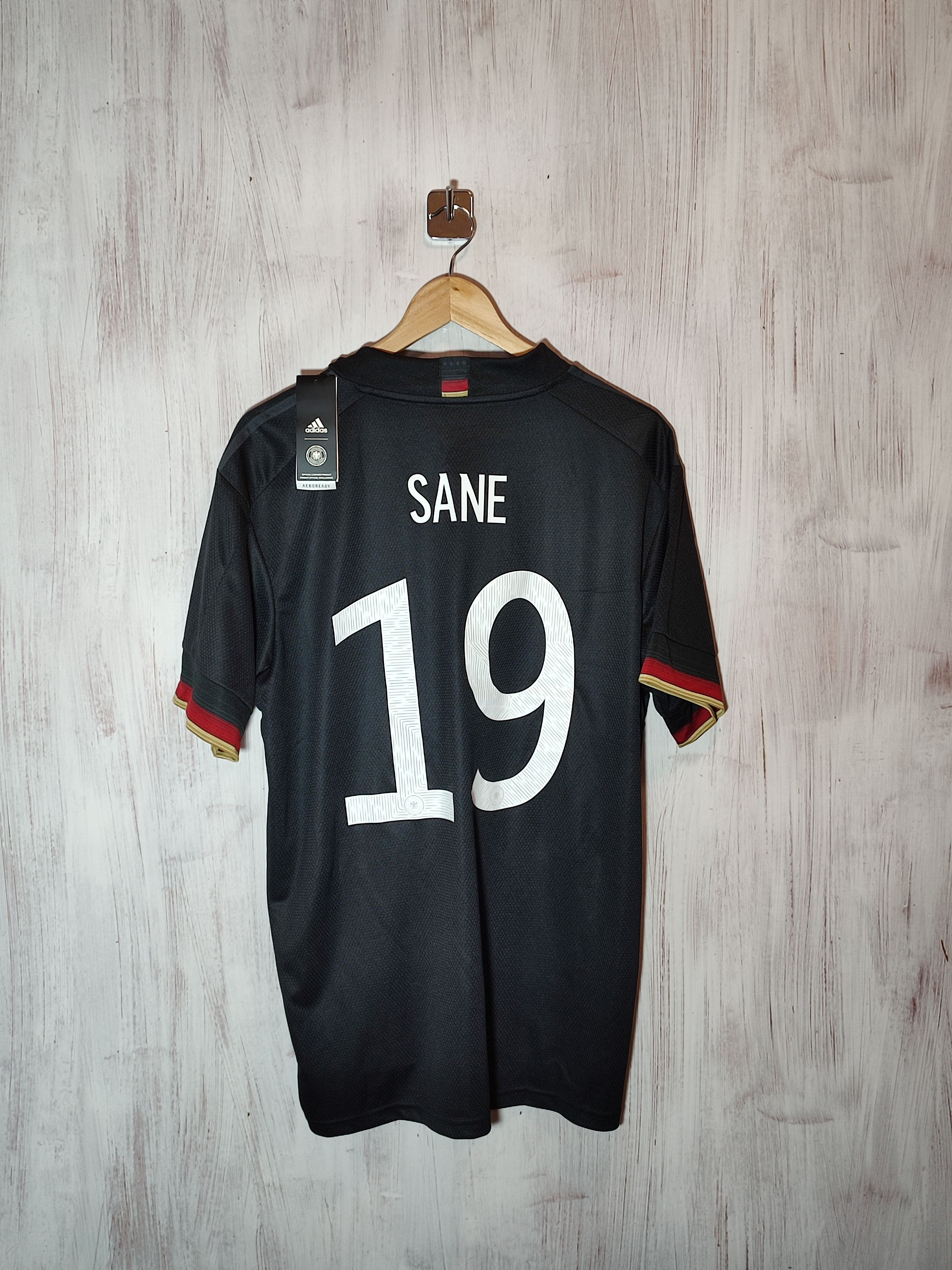 Adidas Deutschland 2020 2021 2022 away Germany shirt jersey Sane | Grailed