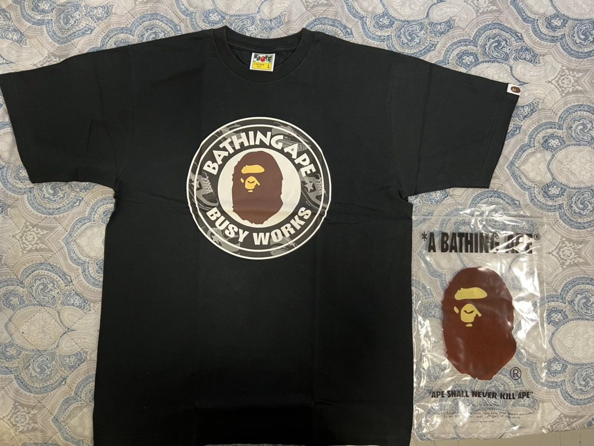 Bape 2021 Bape Sta T-shirt (Circle Logo Black) | Grailed