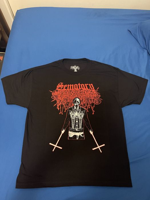 Haunted Mound Sematary SCREAM MASK Butcher House Tour T-Shirt | Grailed