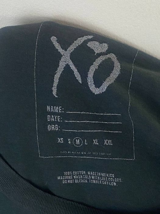 The Weeknd The Weeknd til we overdose official xo skull merch t shirt ...