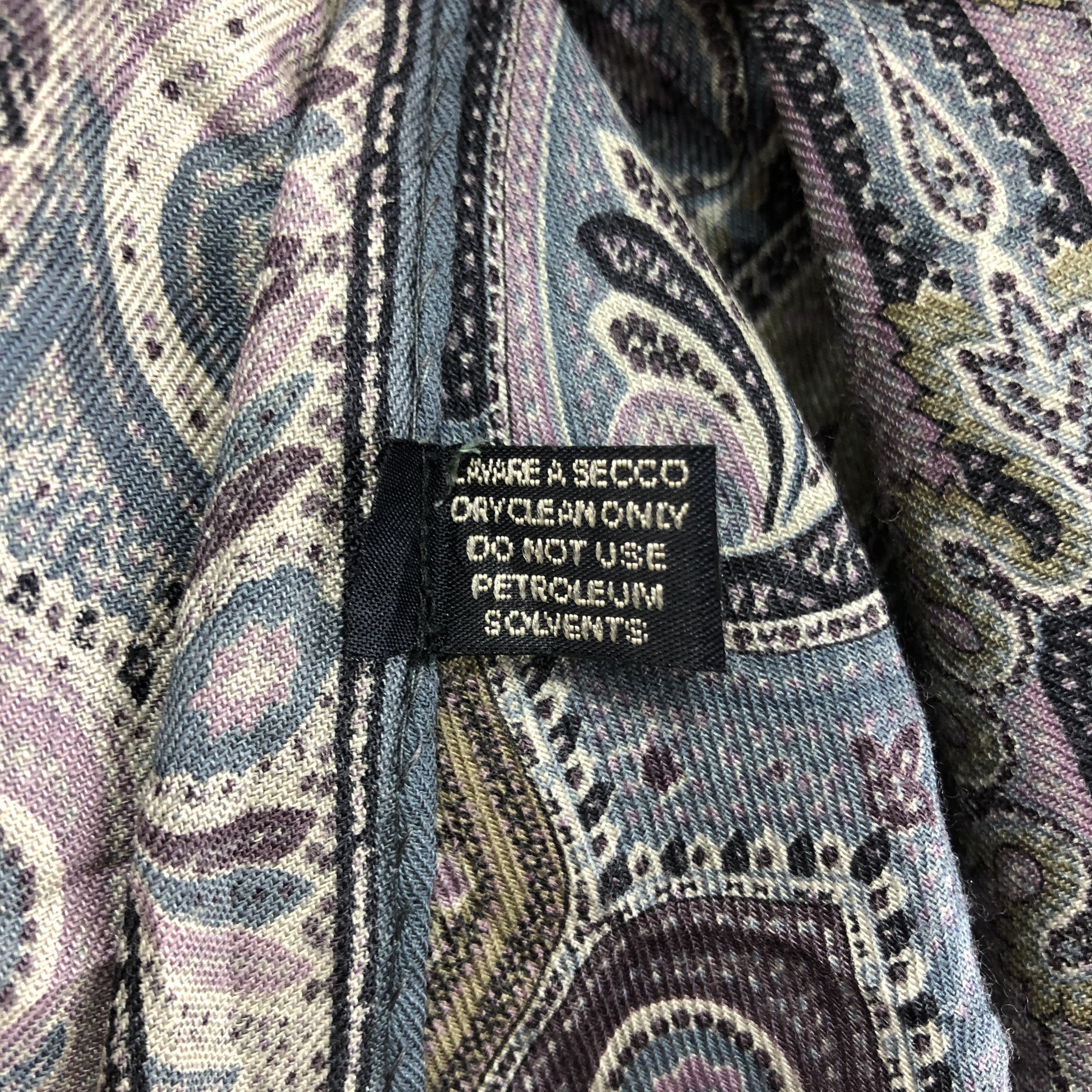 Etro ETRO Made In ITALY Wool Silk Scarf Muffler #0989/AG | Grailed