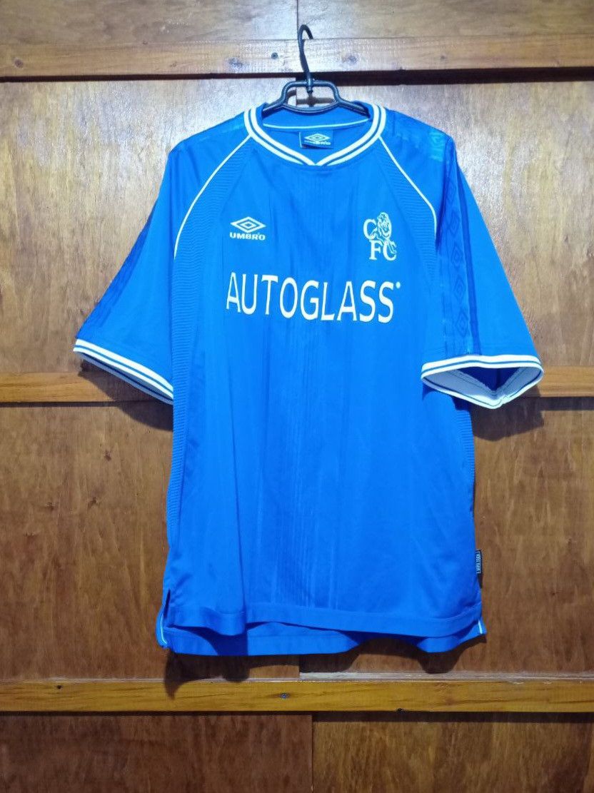 Jersey × Soccer Jersey × Umbro RARE Umbro Chelsea Football Shirt Home ...