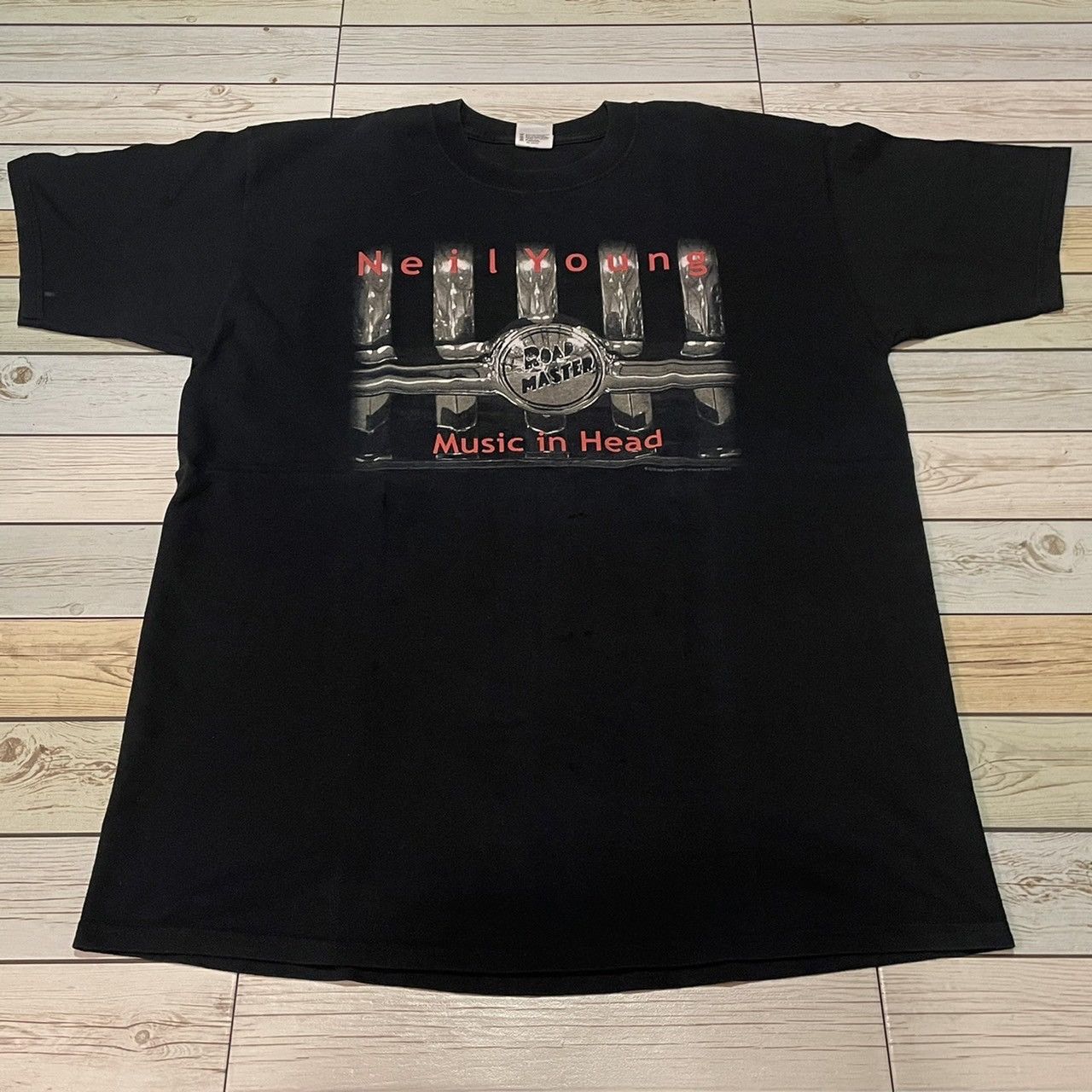 Band Tees × Tour Tee × Vintage Rare Vintage Neil Young Tour 2000 Band ...