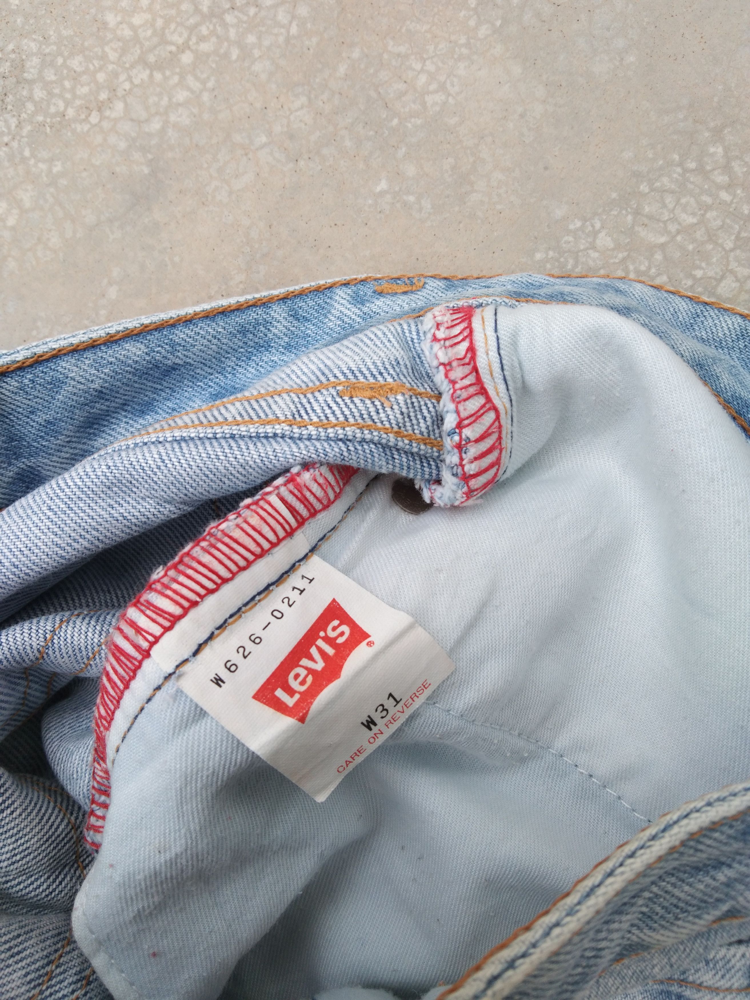 Vintage Vintage Levi's Jeans 626 Light Wash Distressed Denim 27x28 | Grailed