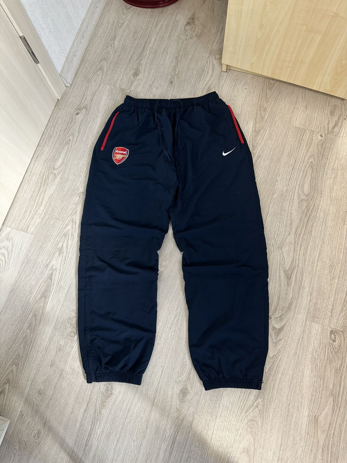 Nike × Streetwear × Vintage Vintage Nike Arsenal Pants Nylon Drill Dri ...