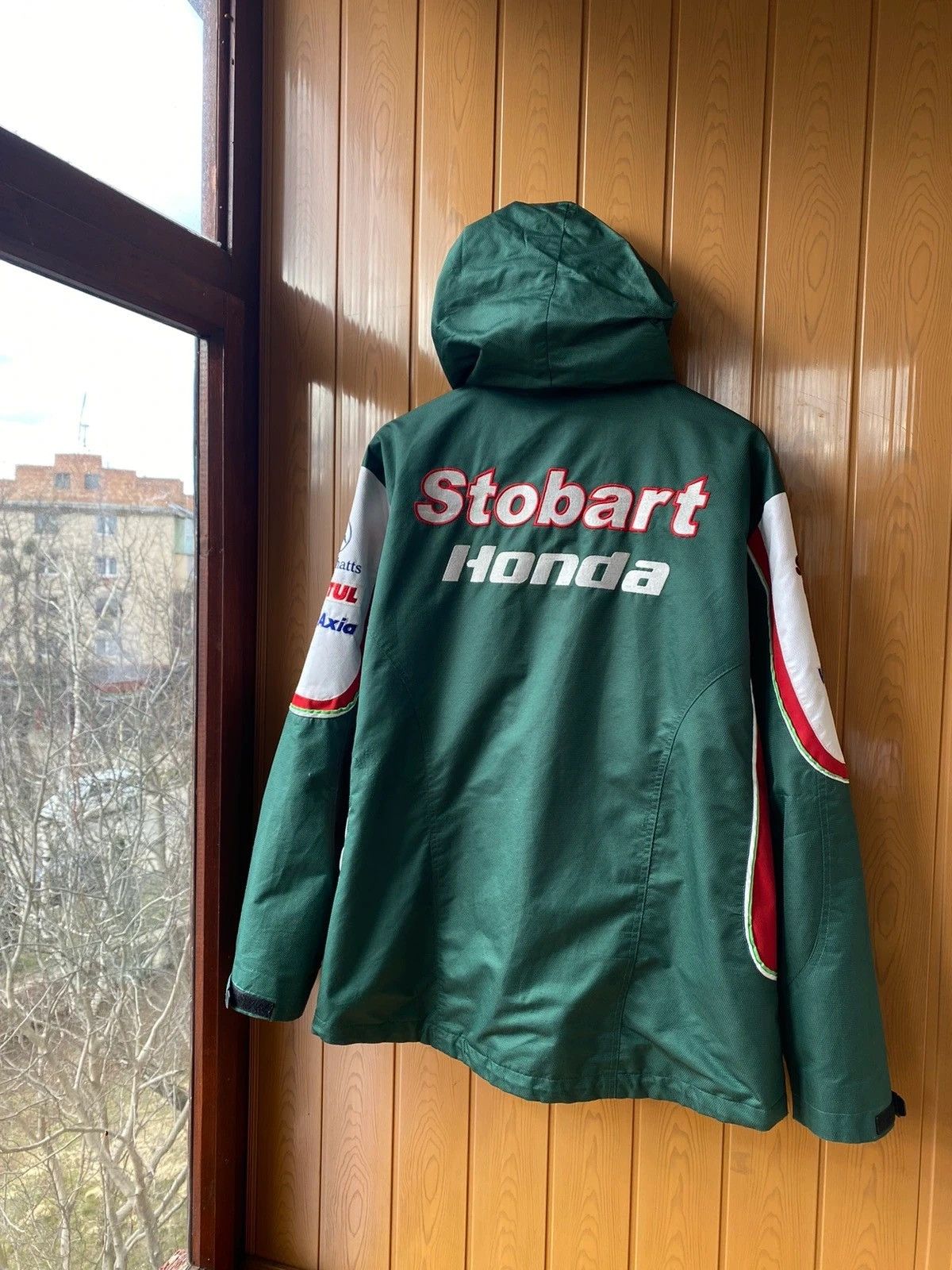 Honda × Vintage Vintage Honda Stobart Racing Jacket | Grailed