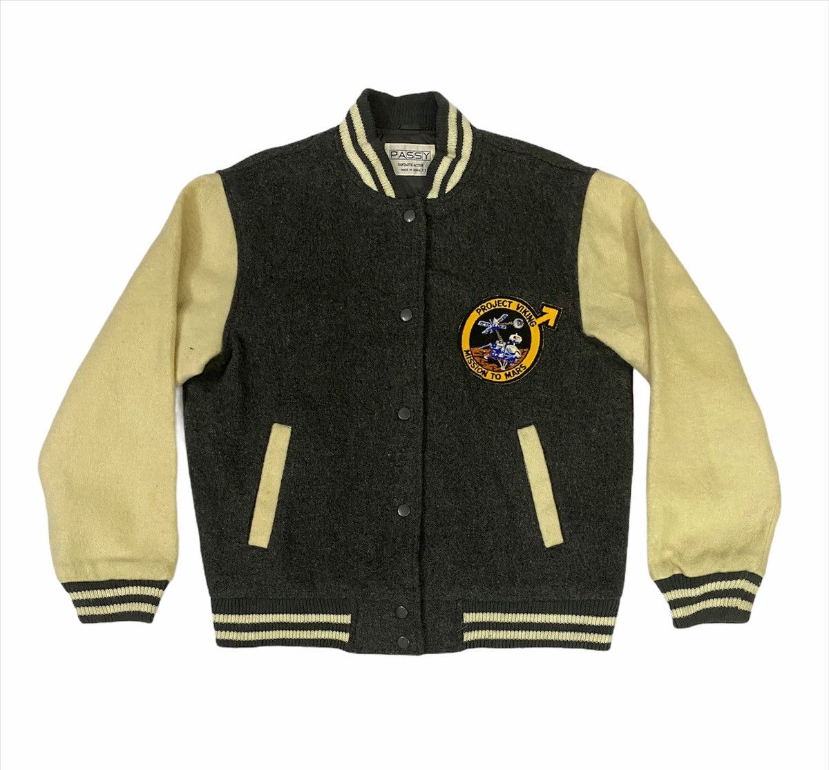Japanese Brand × Varsity Jacket × Vintage Passy Project Viking Mission ...