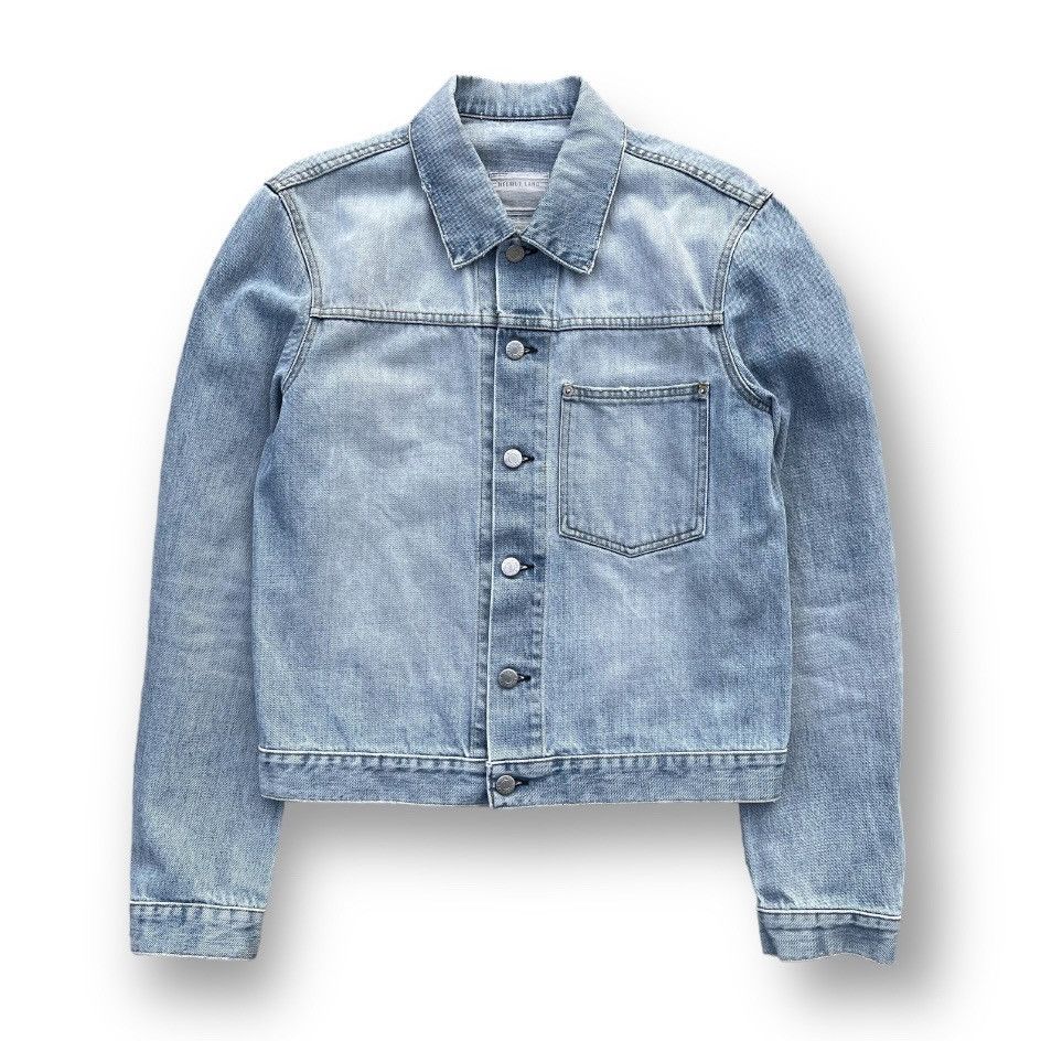 Helmut Lang One Pocket Vintage Clean Broken Denim Jacket | Grailed